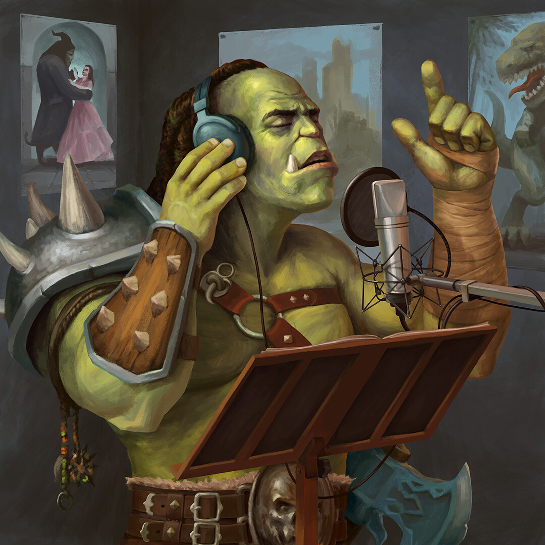 ArtStation - Orc-voice actor