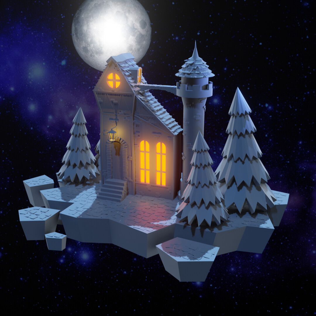 ArtStation - Castle in another dimension