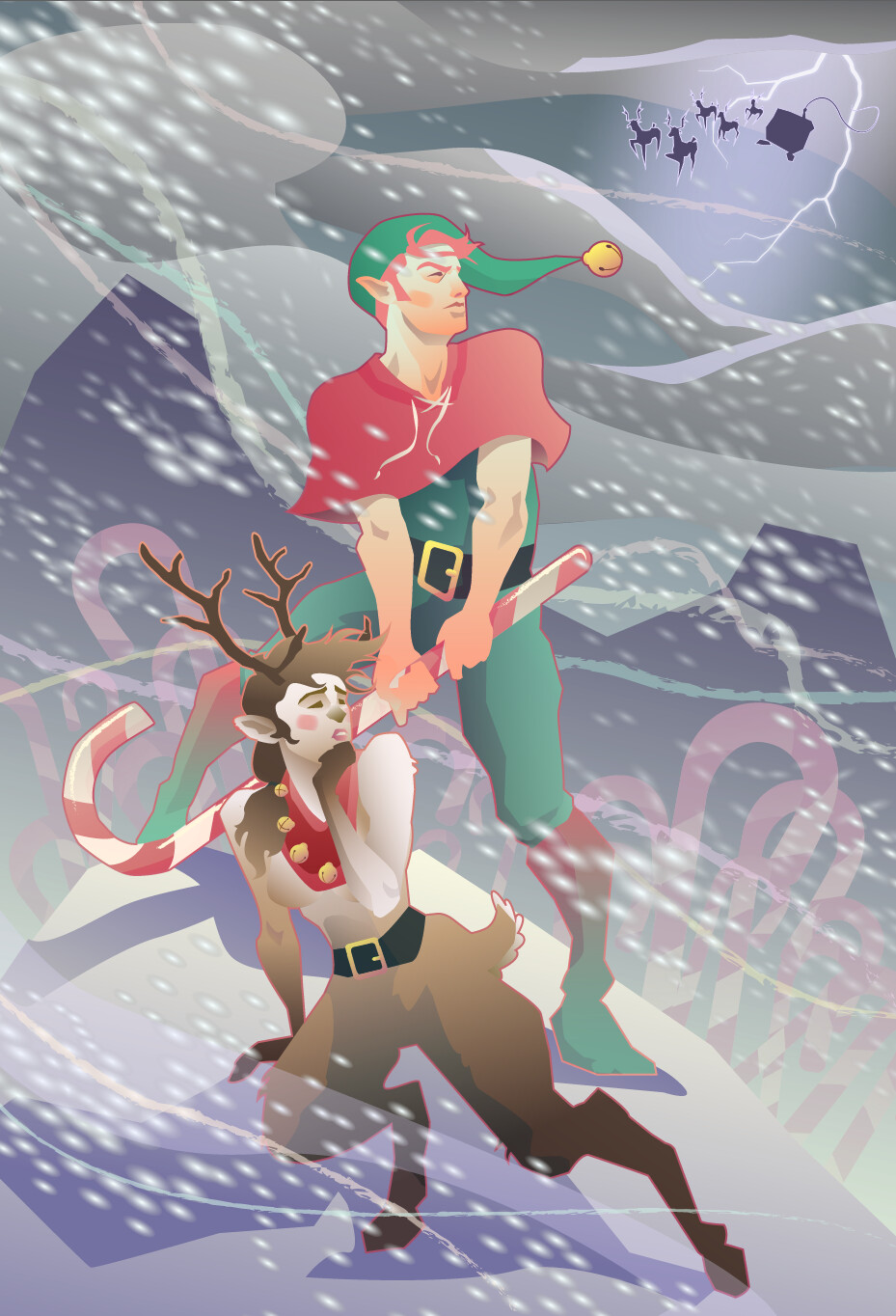 ArtStation - Here comes Santa Clause...