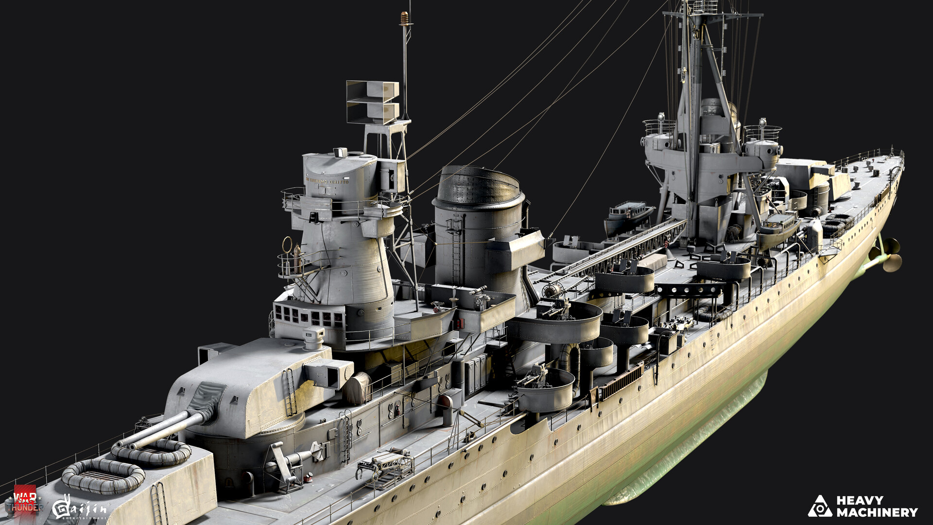 Heavy Machinery - Italian cruiser Raimondo Montecuccoli
