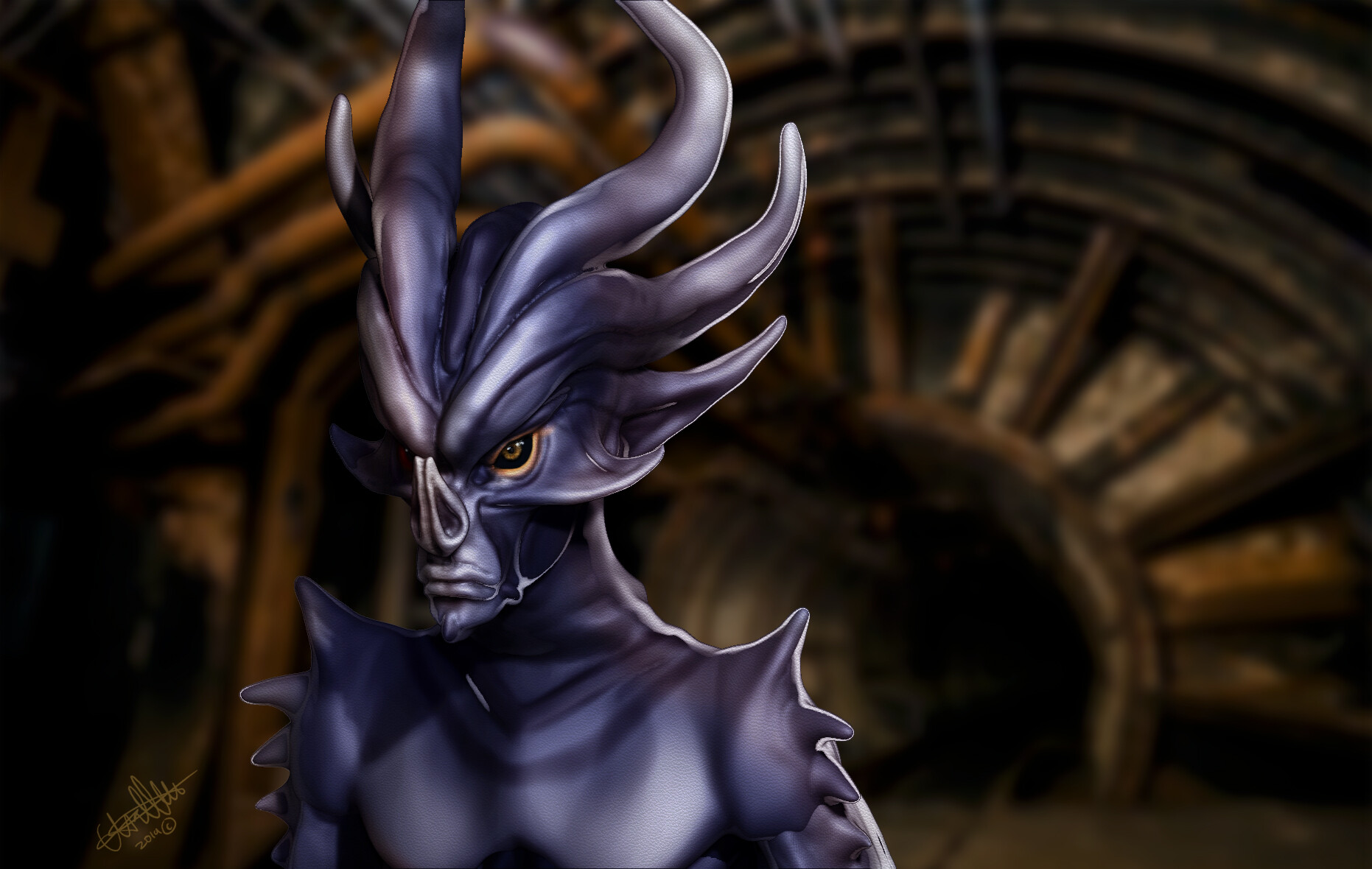 ArtStation - Demoness Creature ZBrush sculpt