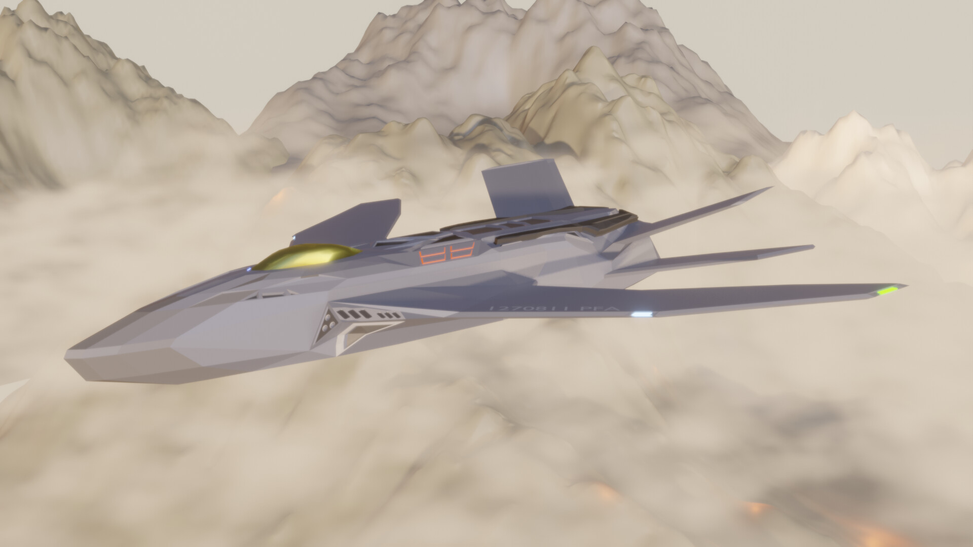 ArtStation - Fighter Jet