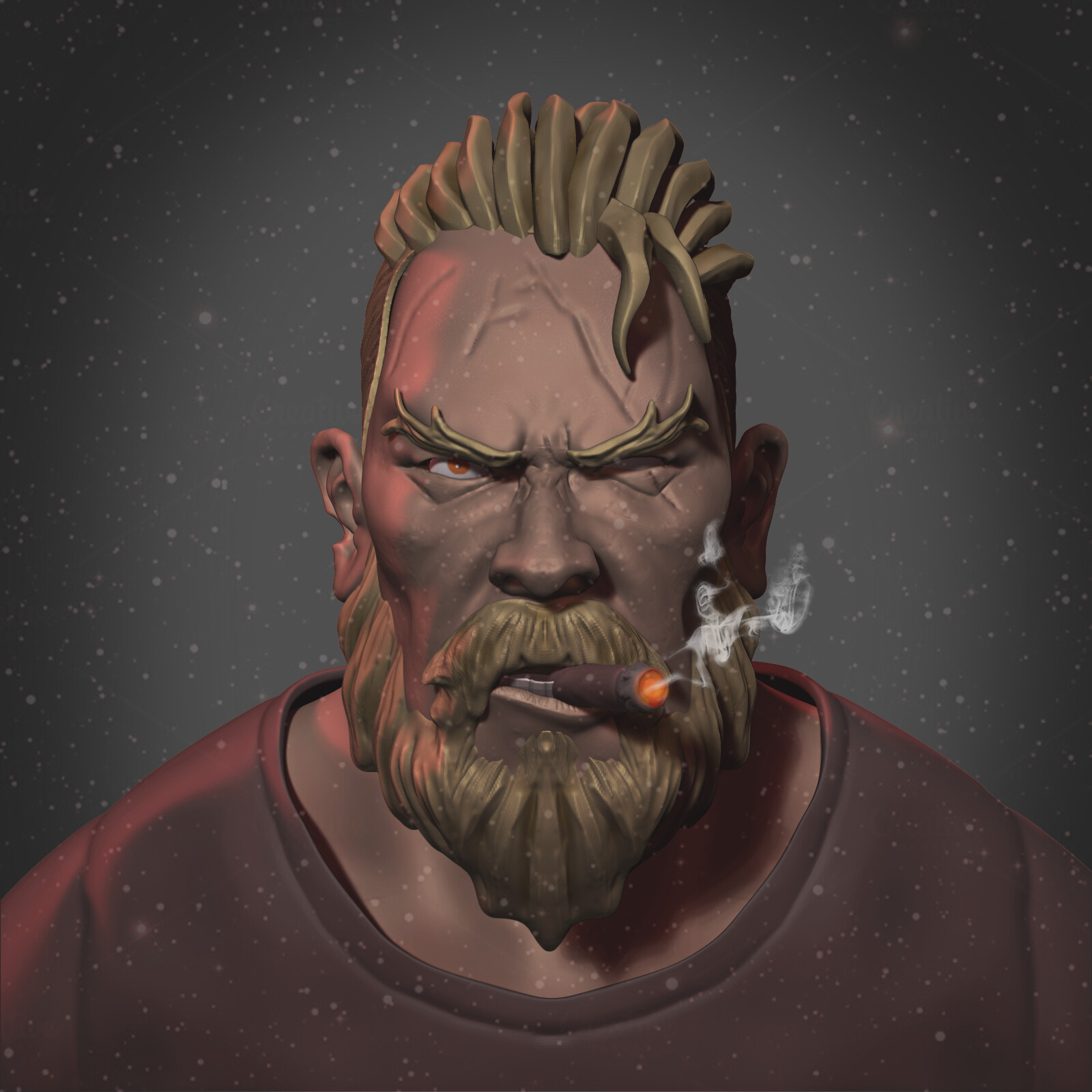ArtStation - Rugged character portrait