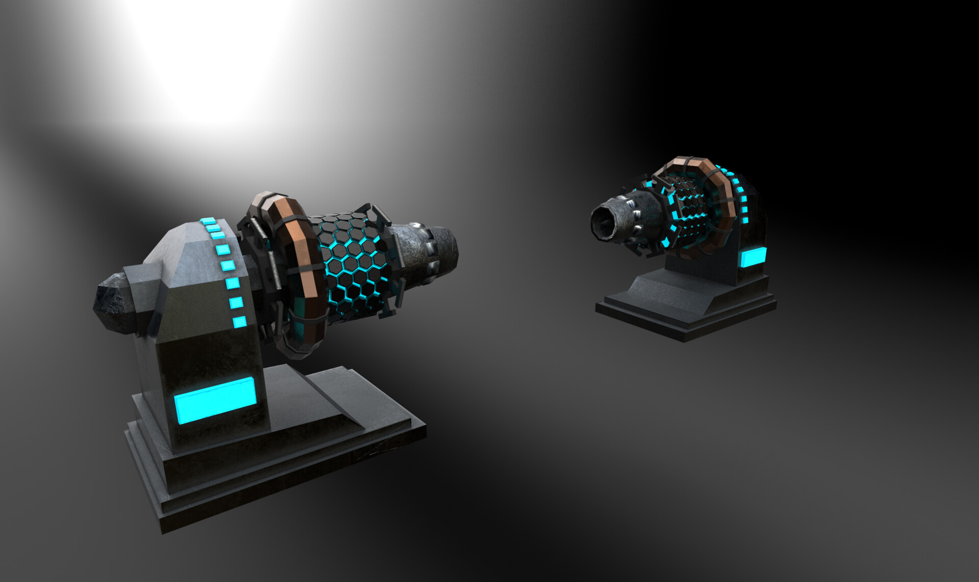 ArtStation - Low Poly Laser Generator