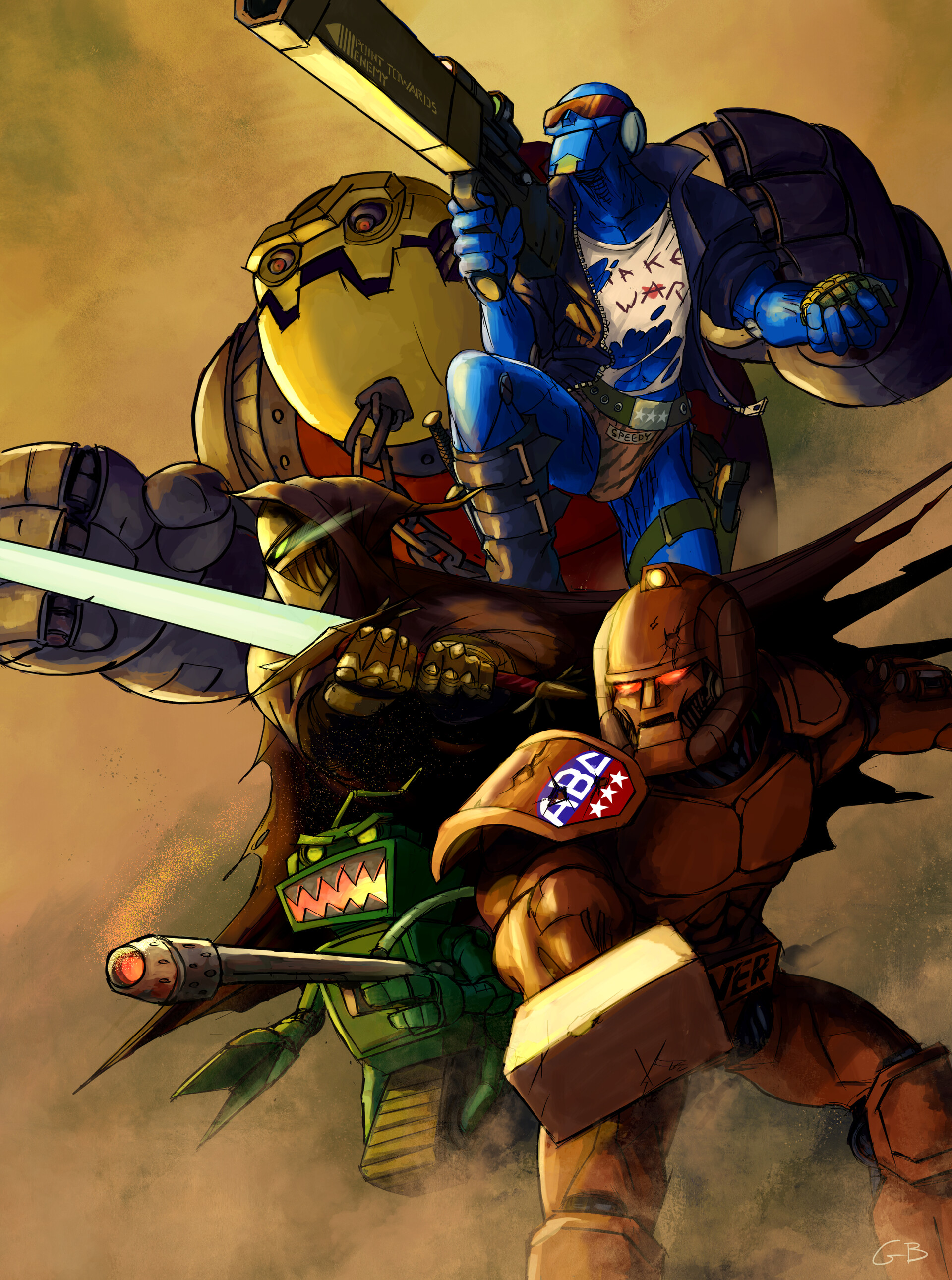 ArtStation - ABC Warriors 200AD Artstars