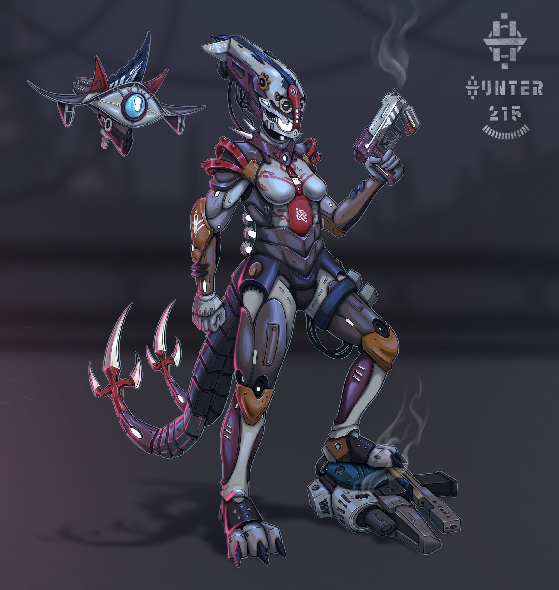 ArtStation - Character Concept “Sci-fi Hunter”