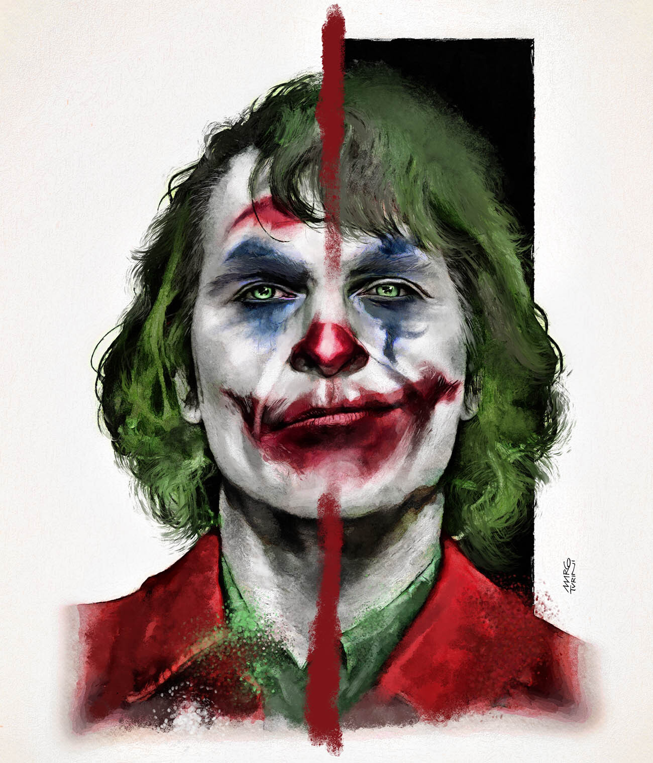 ArtStation - Jocker by Joaquin Phoenix