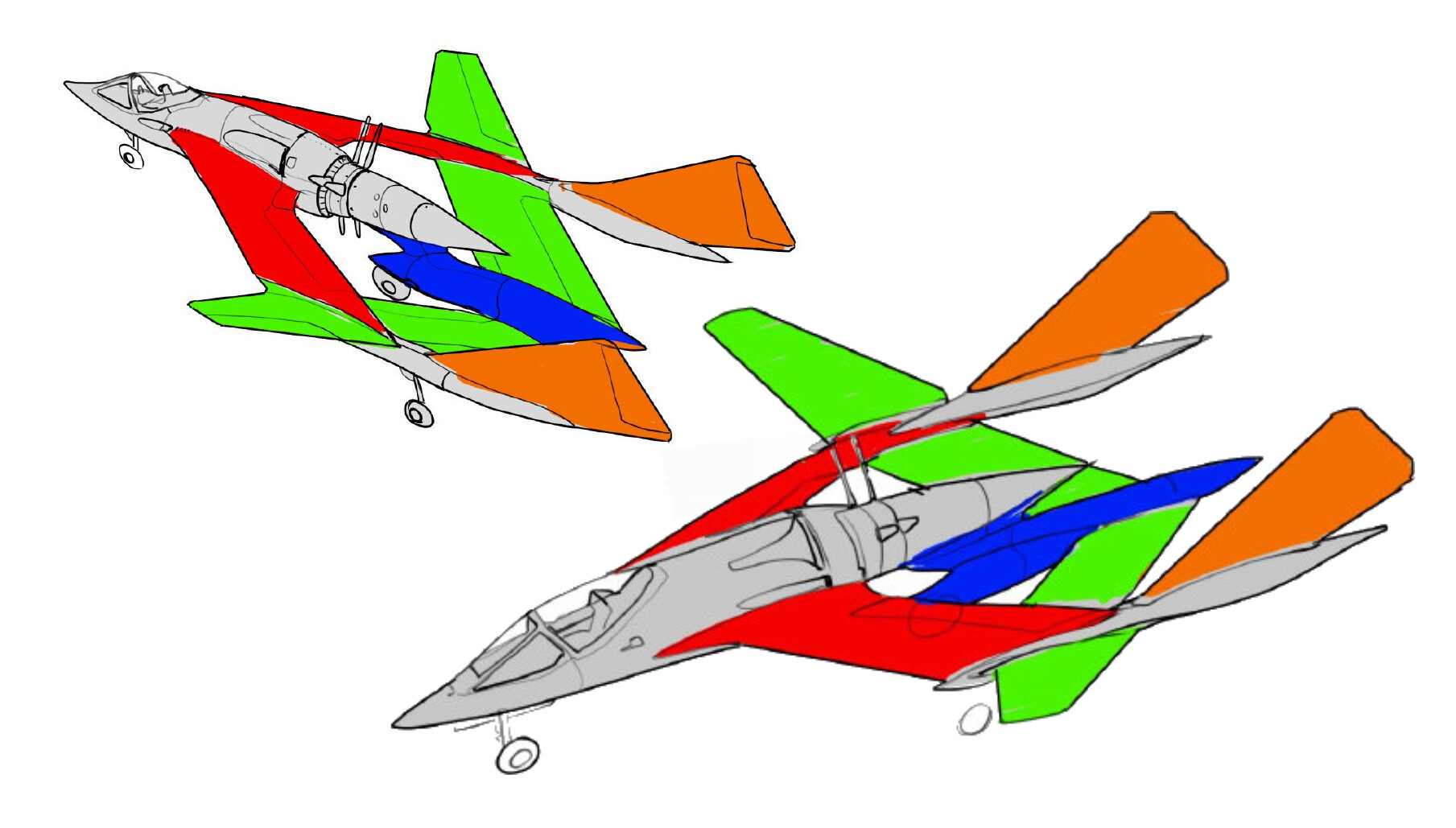 AST21 - 'VERMILION PLUMES' - SERAPH Imperial Fighter