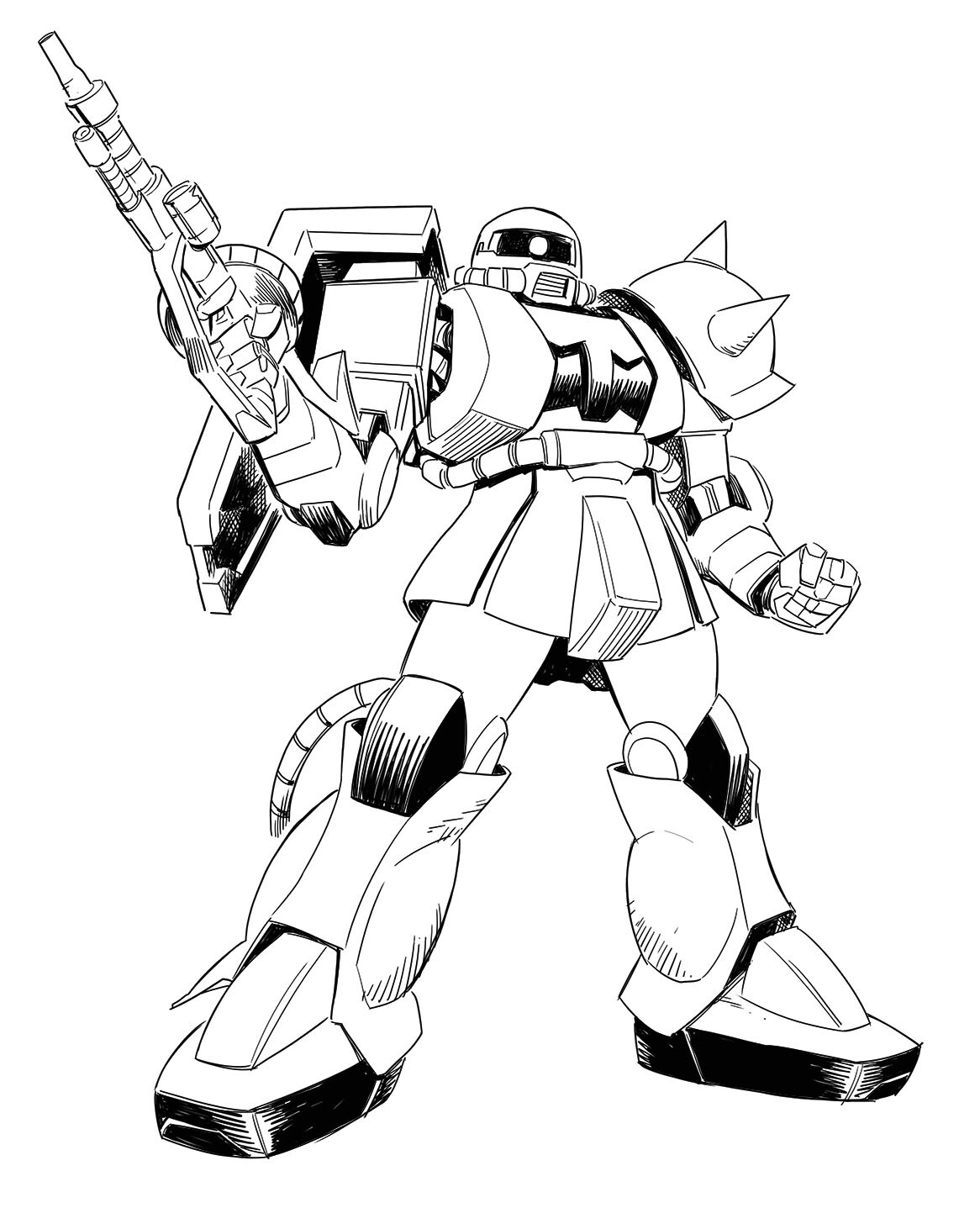 coloring pages gundam