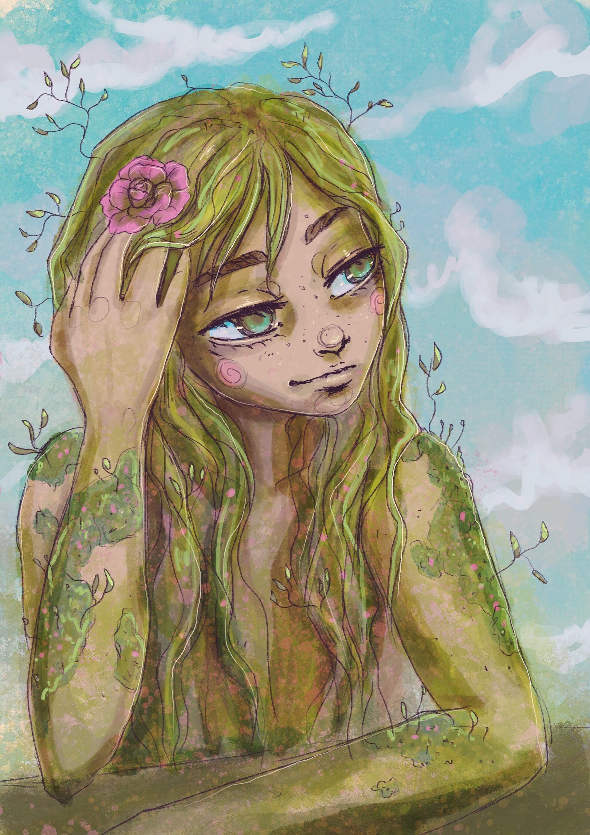 ArtStation - spring faerie