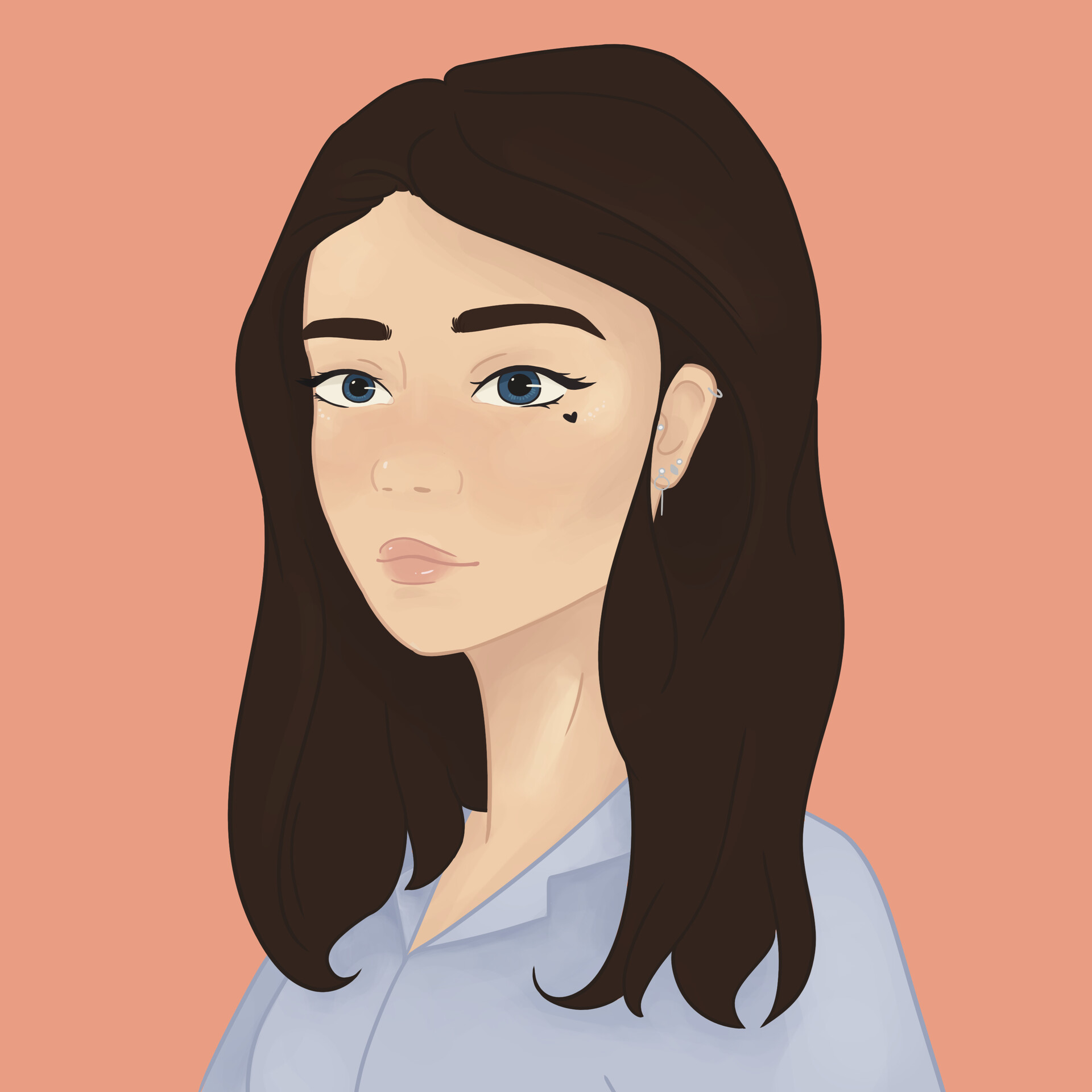 ArtStation - Cartoon Self Portret