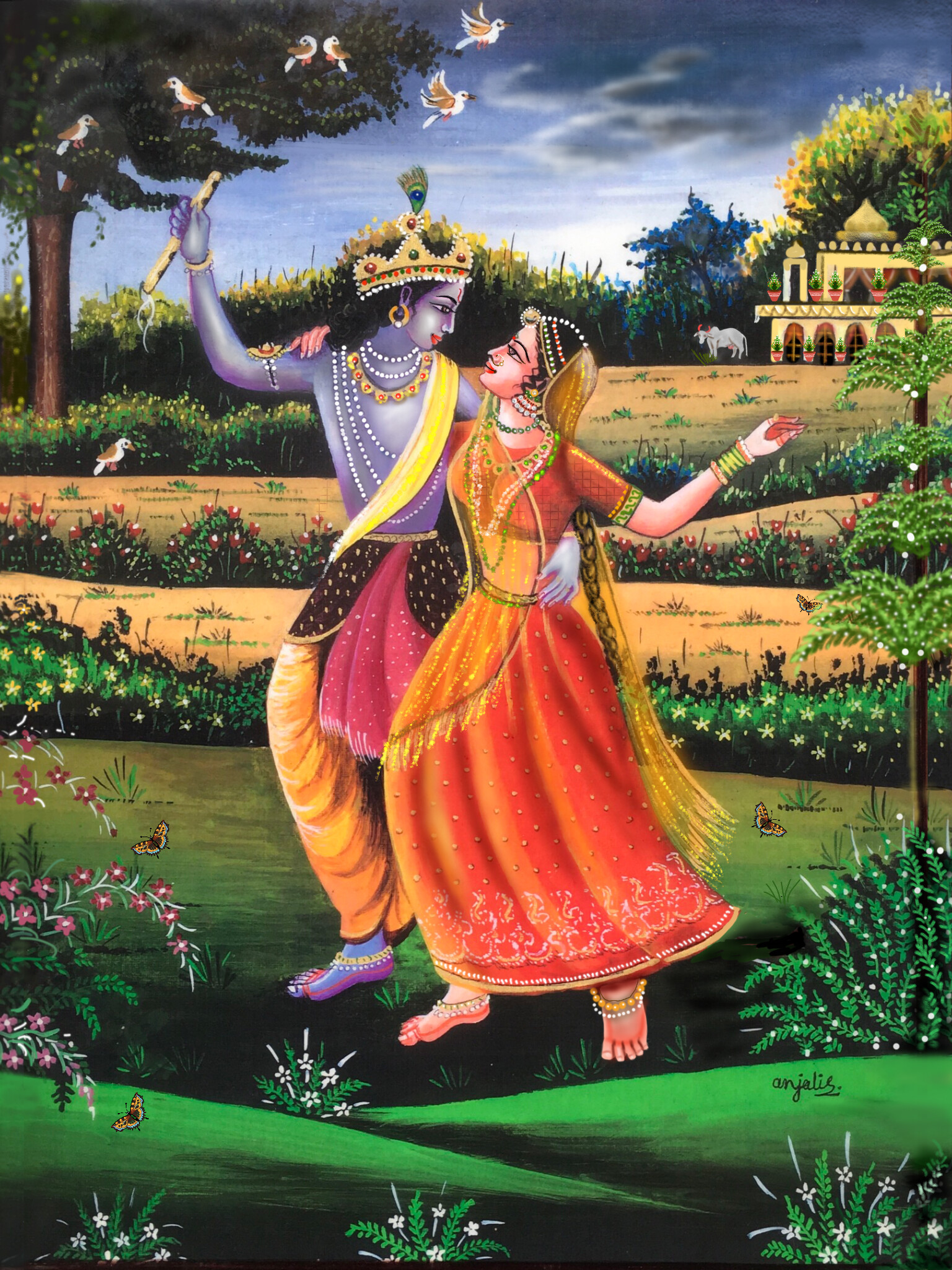 ArtStation - Raag Basant Spring