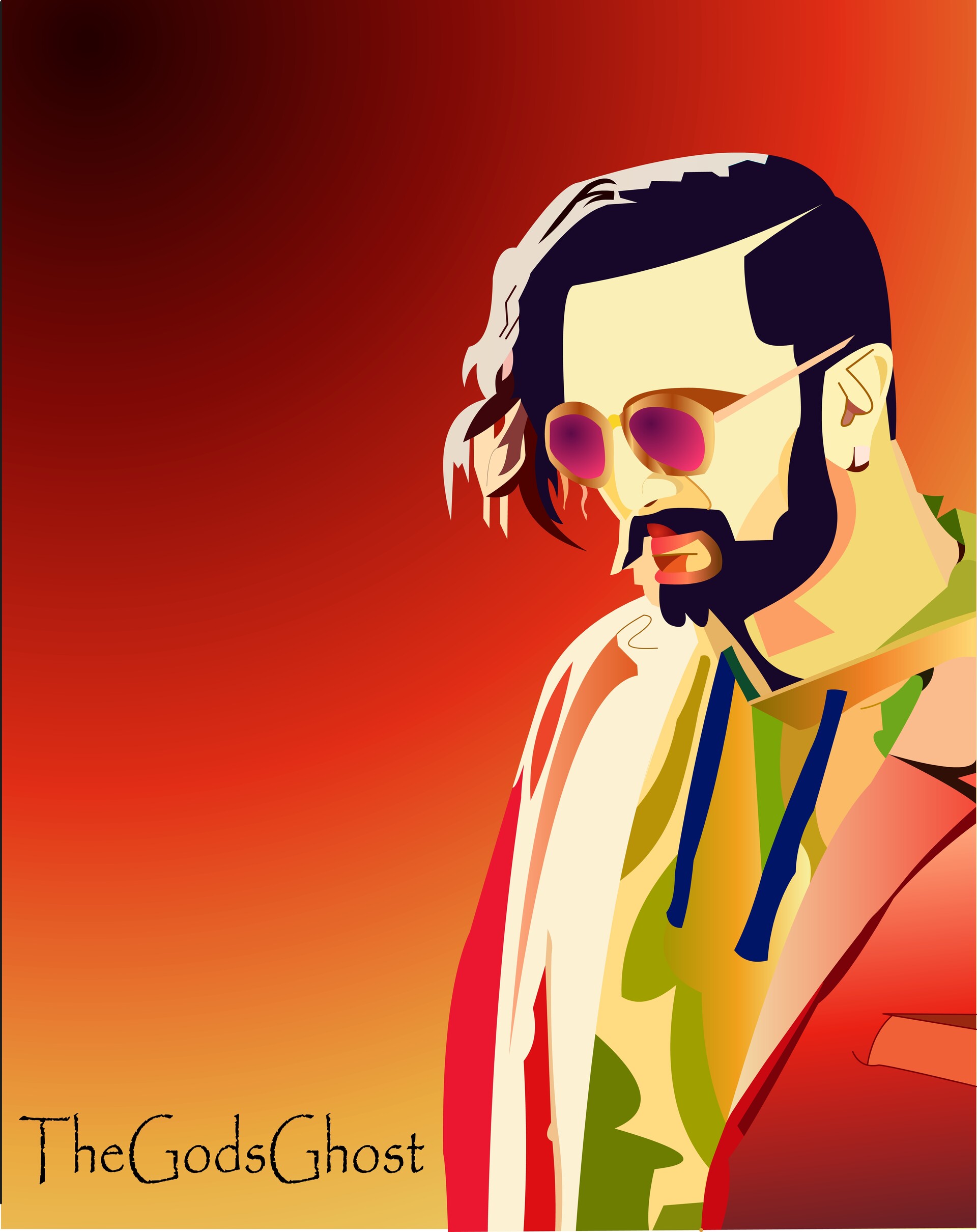 ArtStation - 2D vector portrait