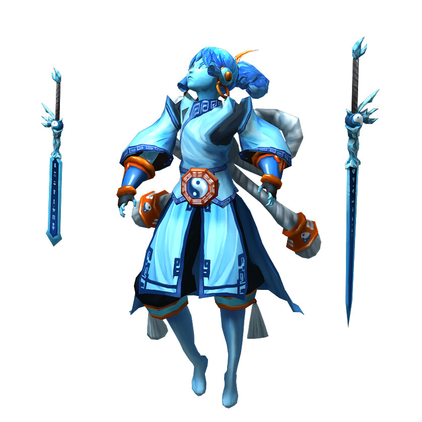 ArtStation - Game animated characters - sword ghosts