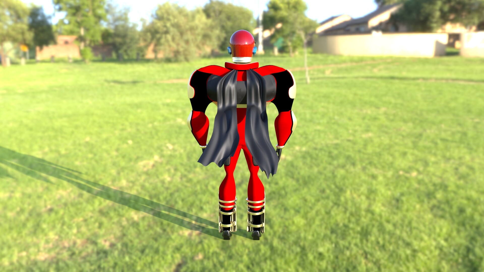 ArtStation - 3D modeling of superhero