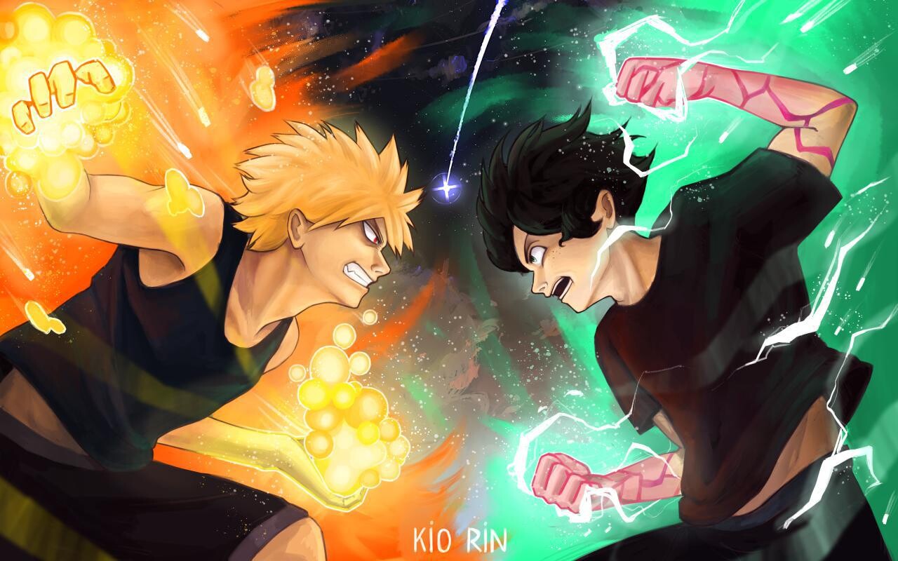 ArtStation - Bakugo and Izuku