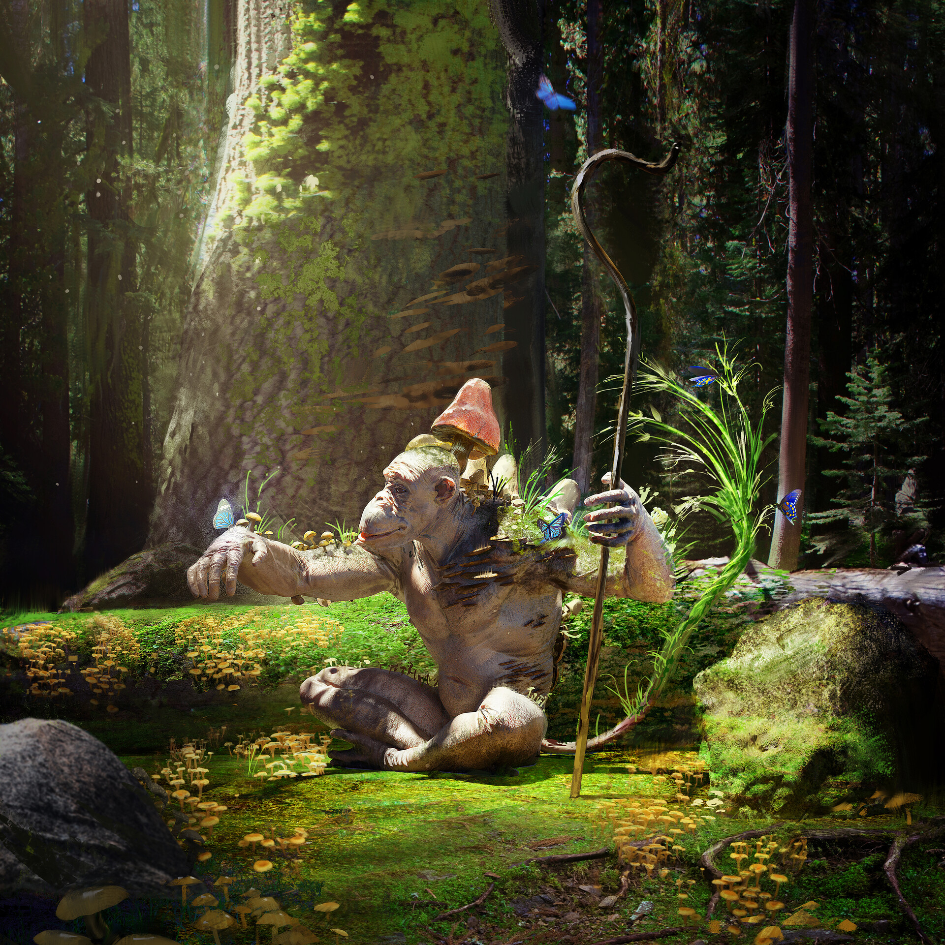 ArtStation - Forest God