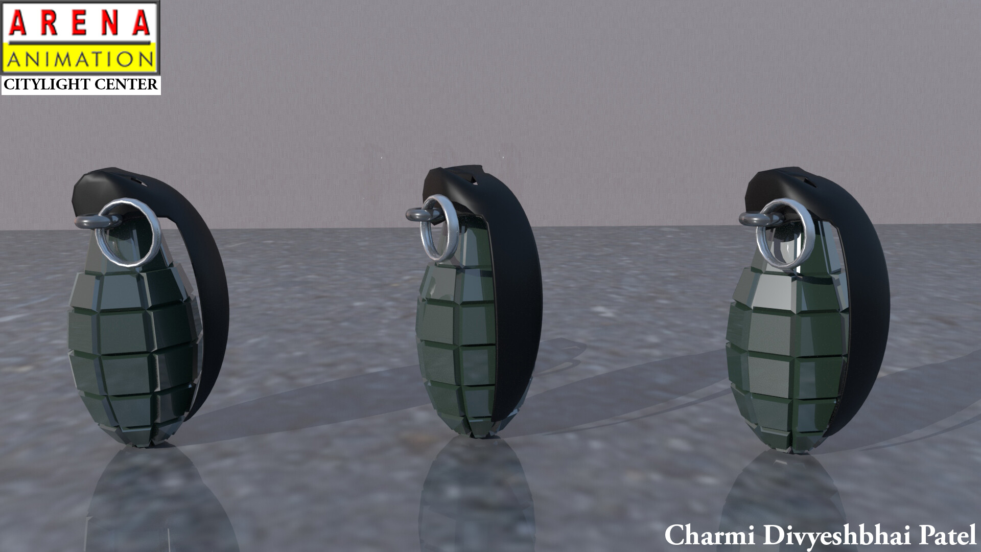 ArtStation - Grenade modelling