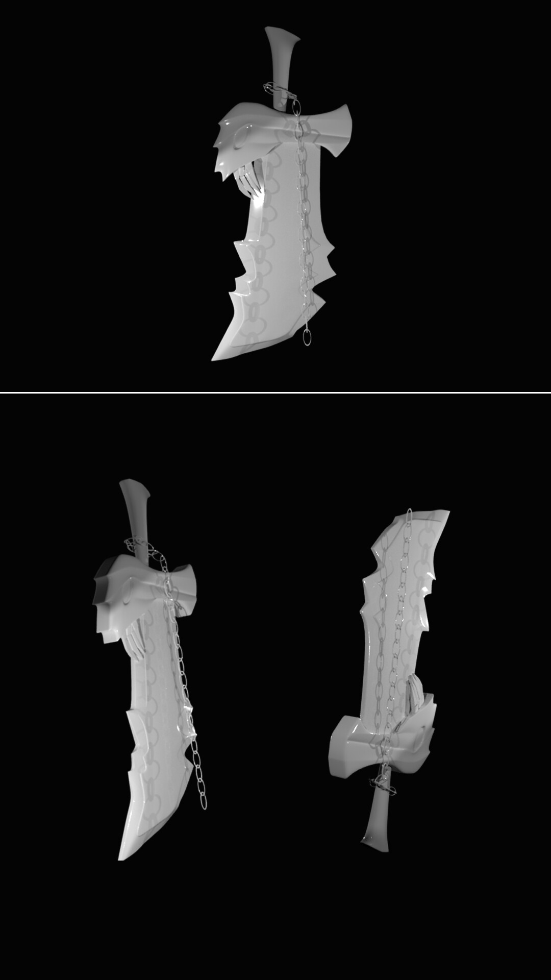 Blades Of Chaos Black And White at Jane Shepherd blog