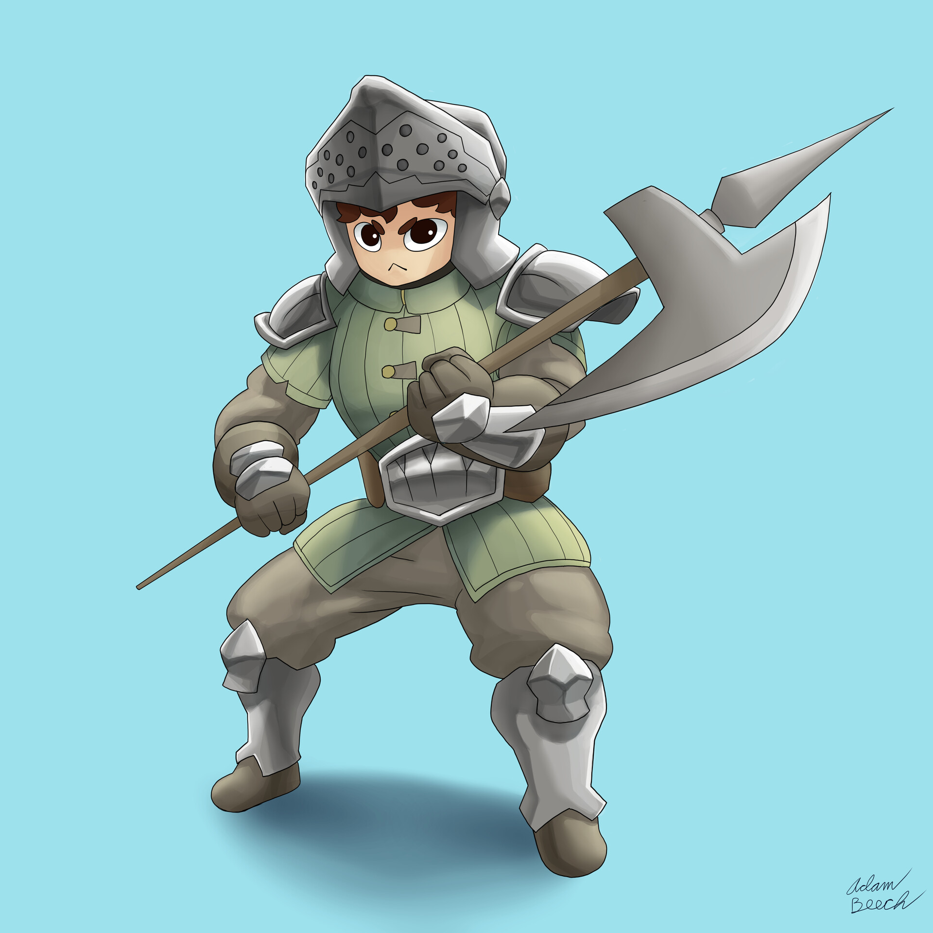 ArtStation - Mini Warrior