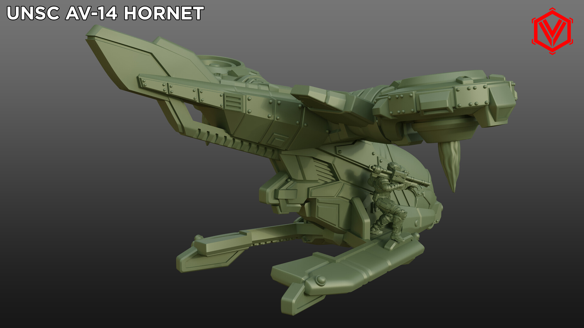 Vincent Colborn - UNSC AV-14 Hornet - 15mm Scale