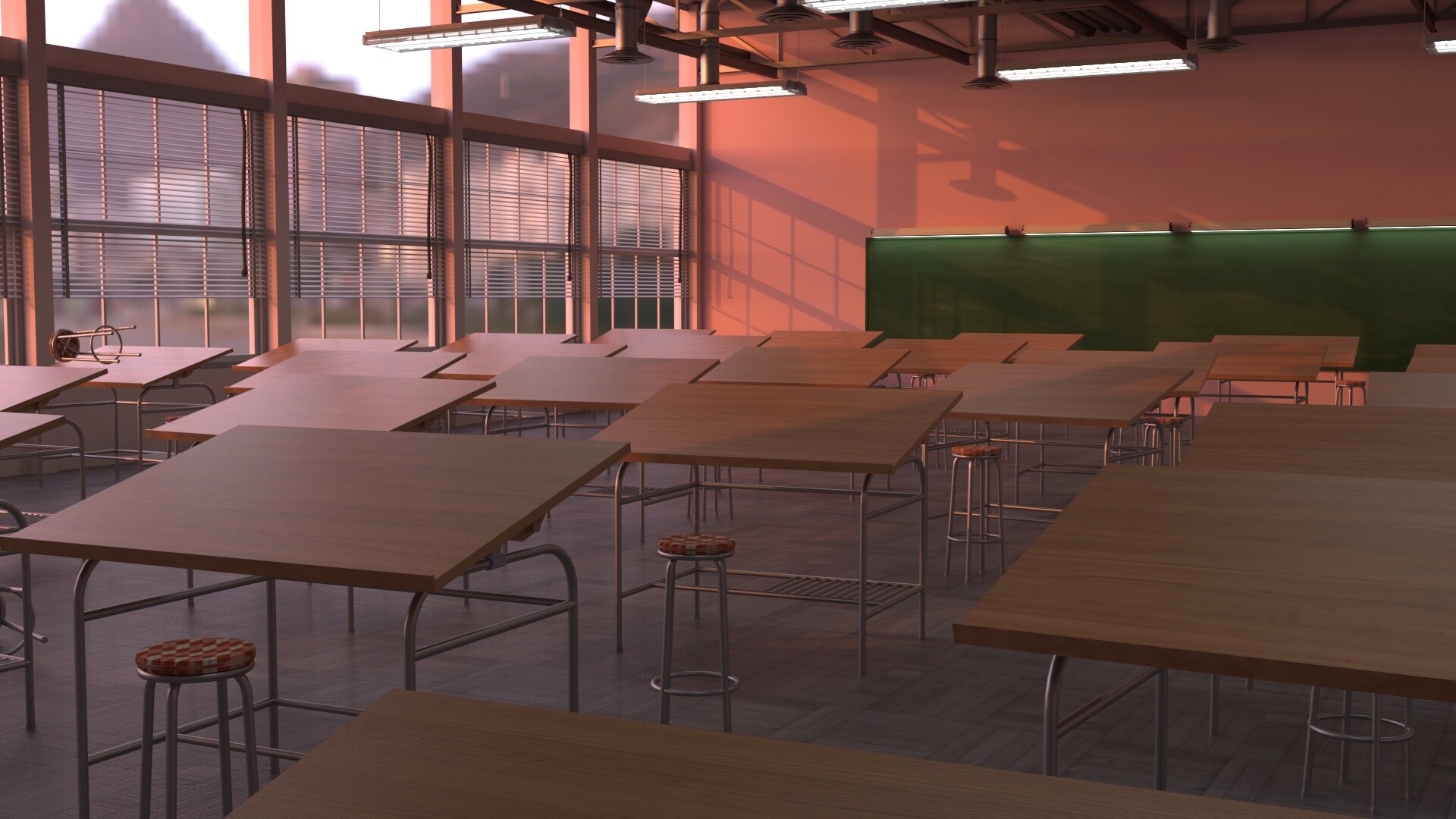 ArtStation - End of class - Lighting and Texturing