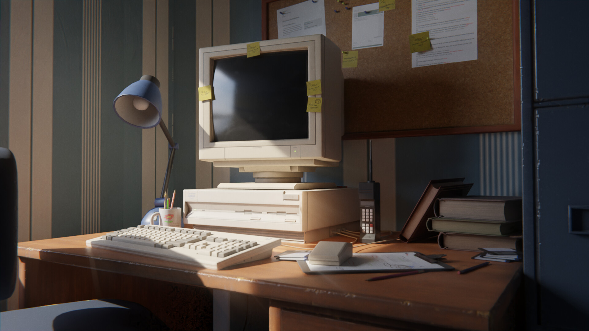 ArtStation - Old workstation