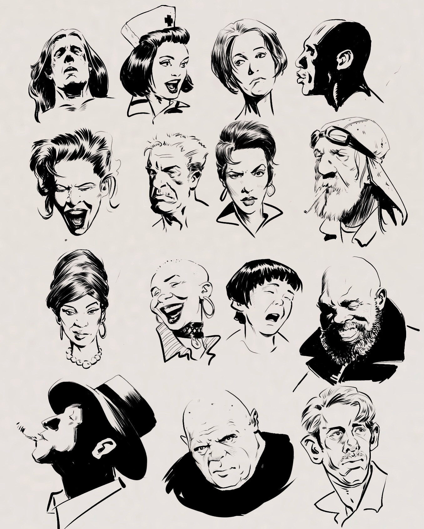 ArtStation - Cartoon heads