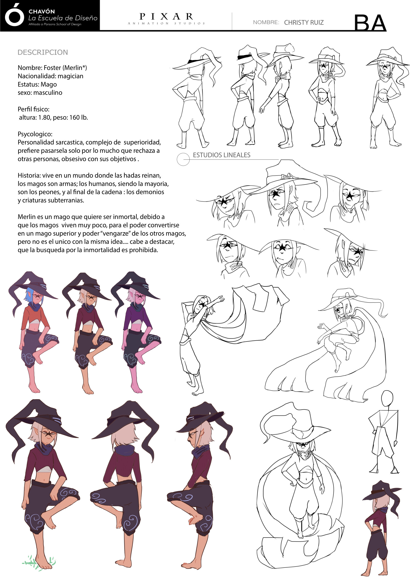 ArtStation - Character sheet