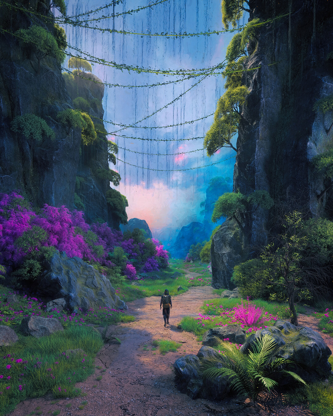The Ballad Singer background by Federico Musetti : ImaginaryPathways