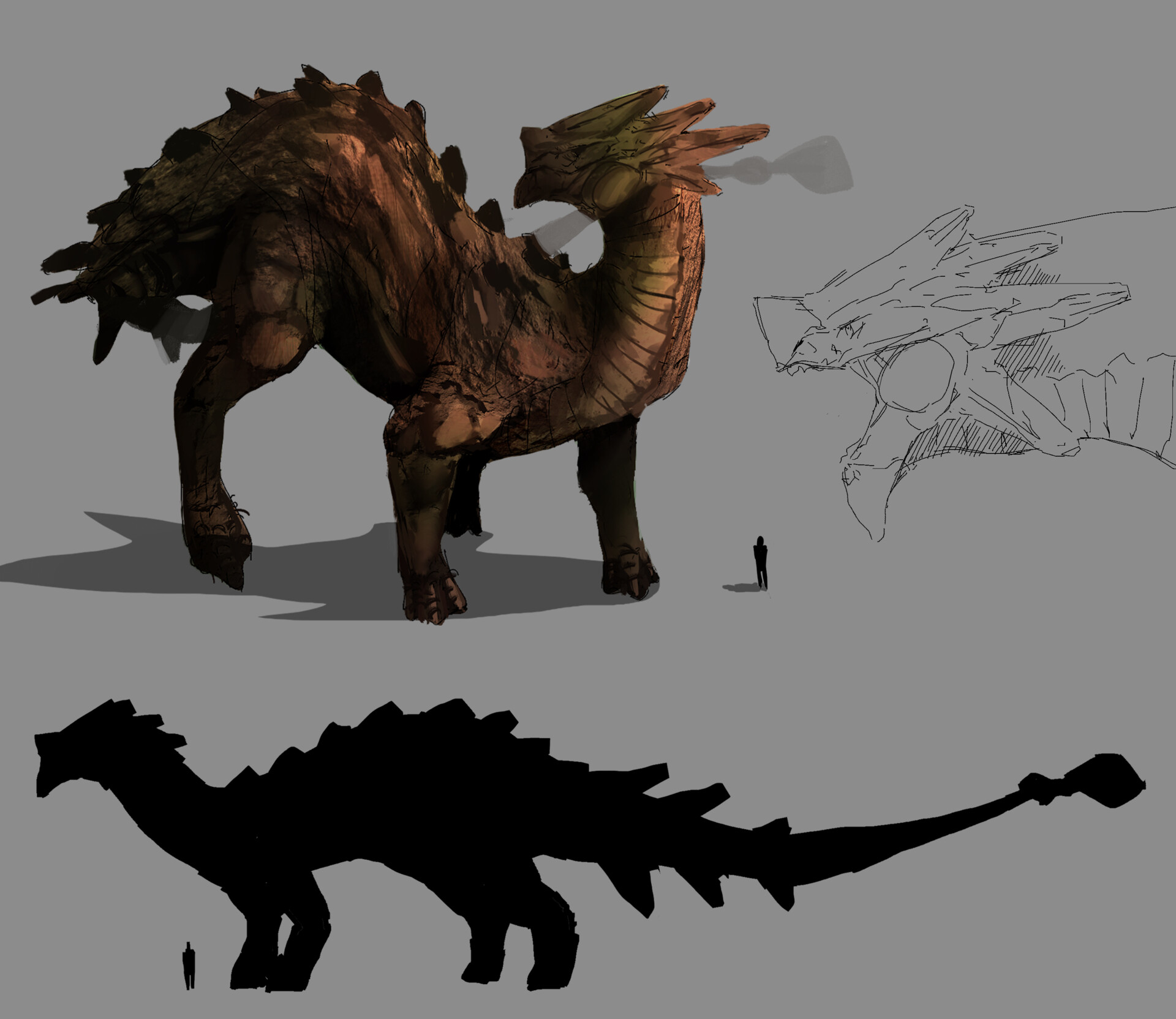 ArtStation - Earthquake Dragon: Bouldura