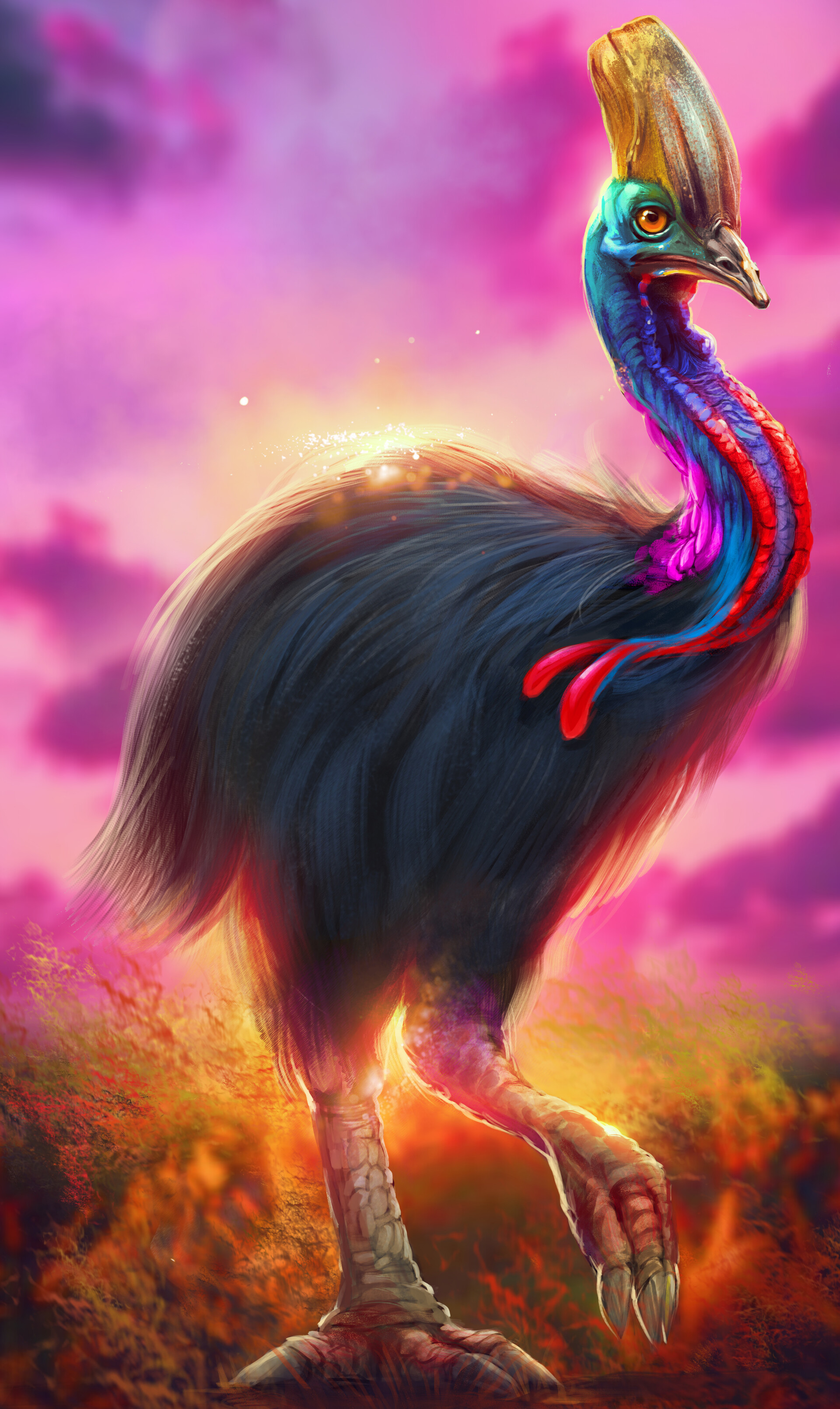 ArtStation - ,,Cassowaries''