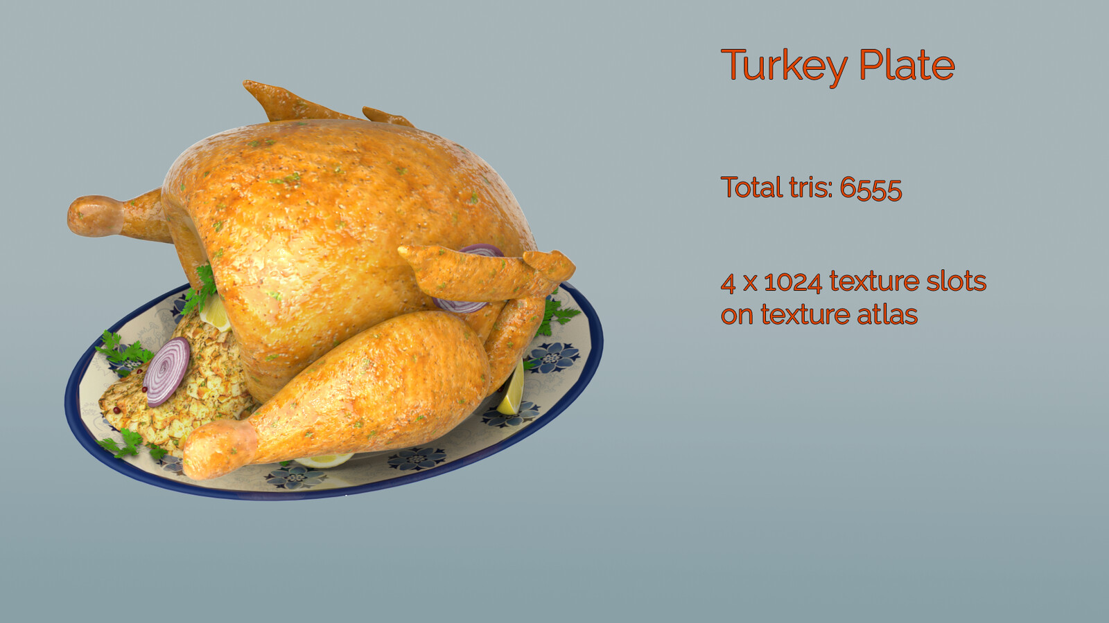 Casey DeWitt - Turkey Plate (Office Game Asset)