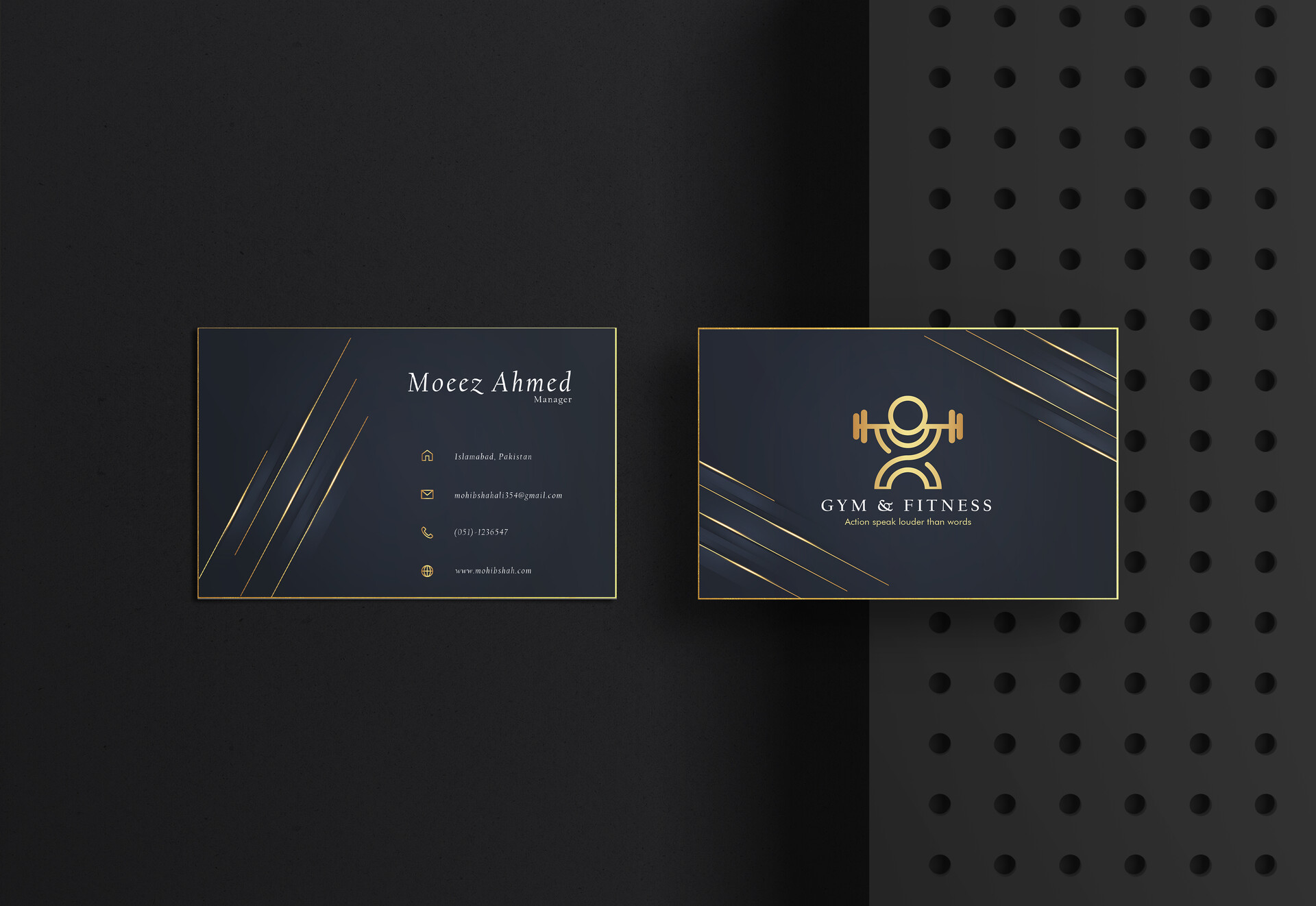 Syed Hassan Abbas Kazmi Business Card Designs