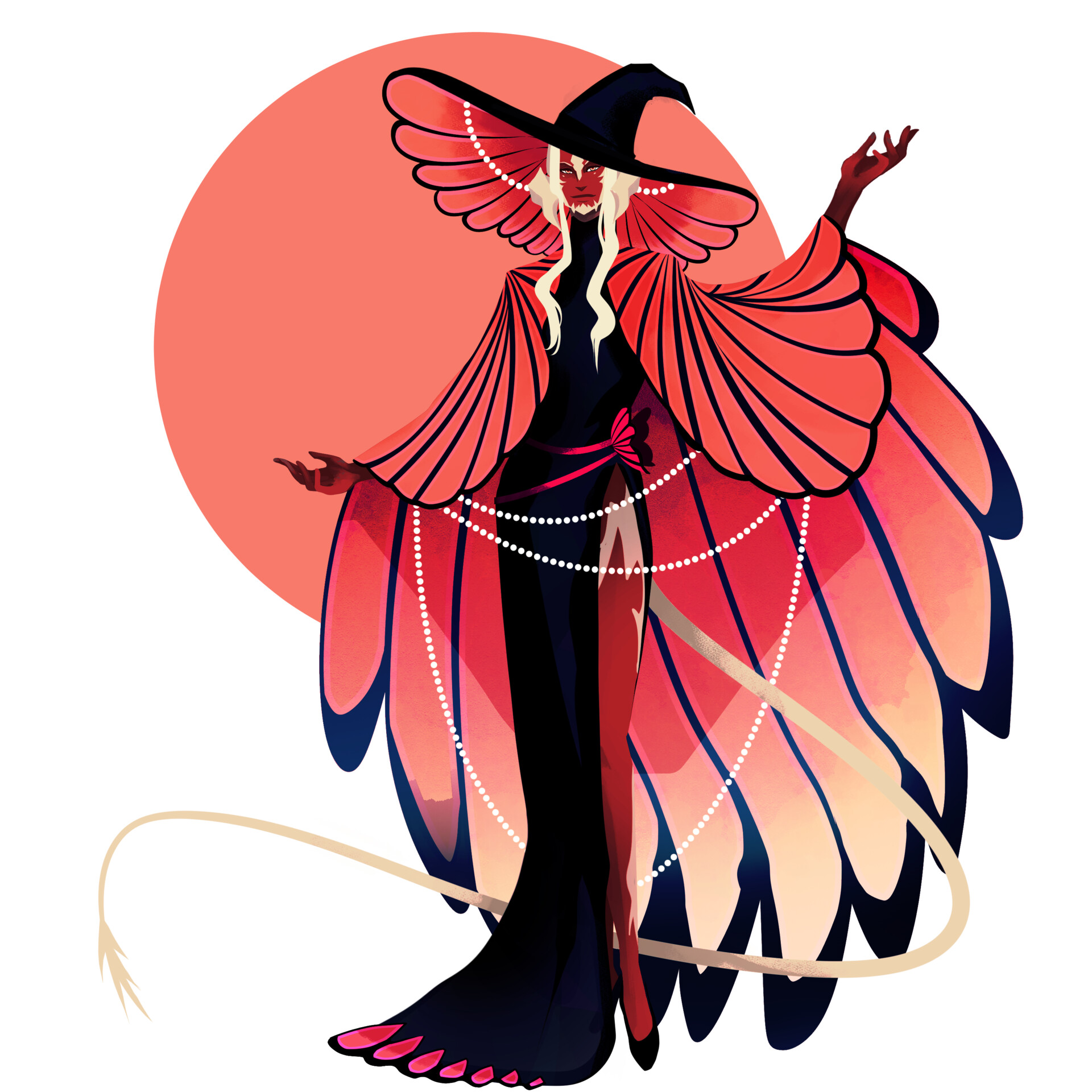 ArtStation - FFXIV Titania Butterfly Clothing