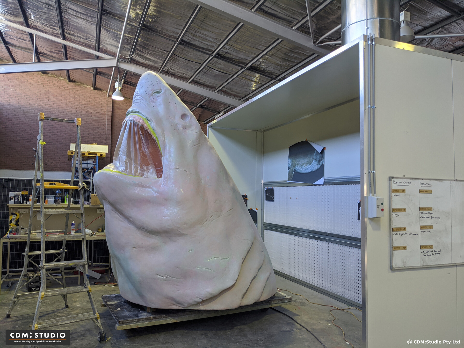 Vlad Konstantinov - LIFE-SIZE Megalodon for WA Museum Boola Bardip