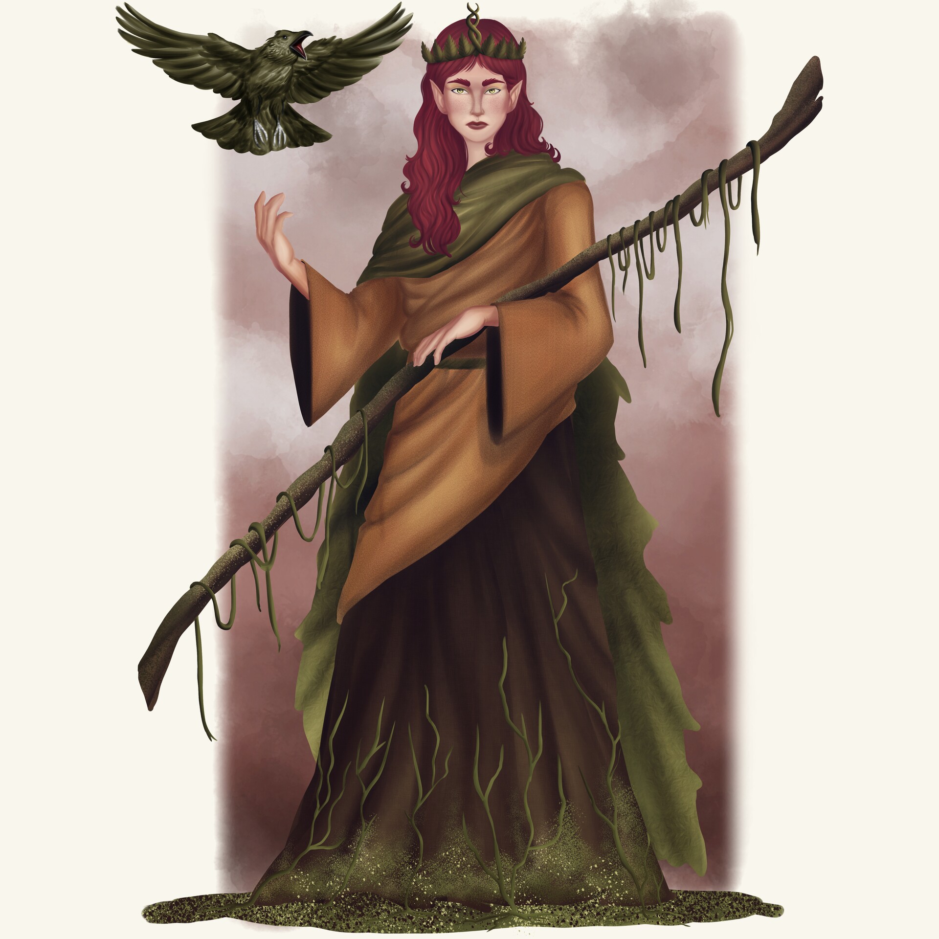 ArtStation - D&D Half - Elf