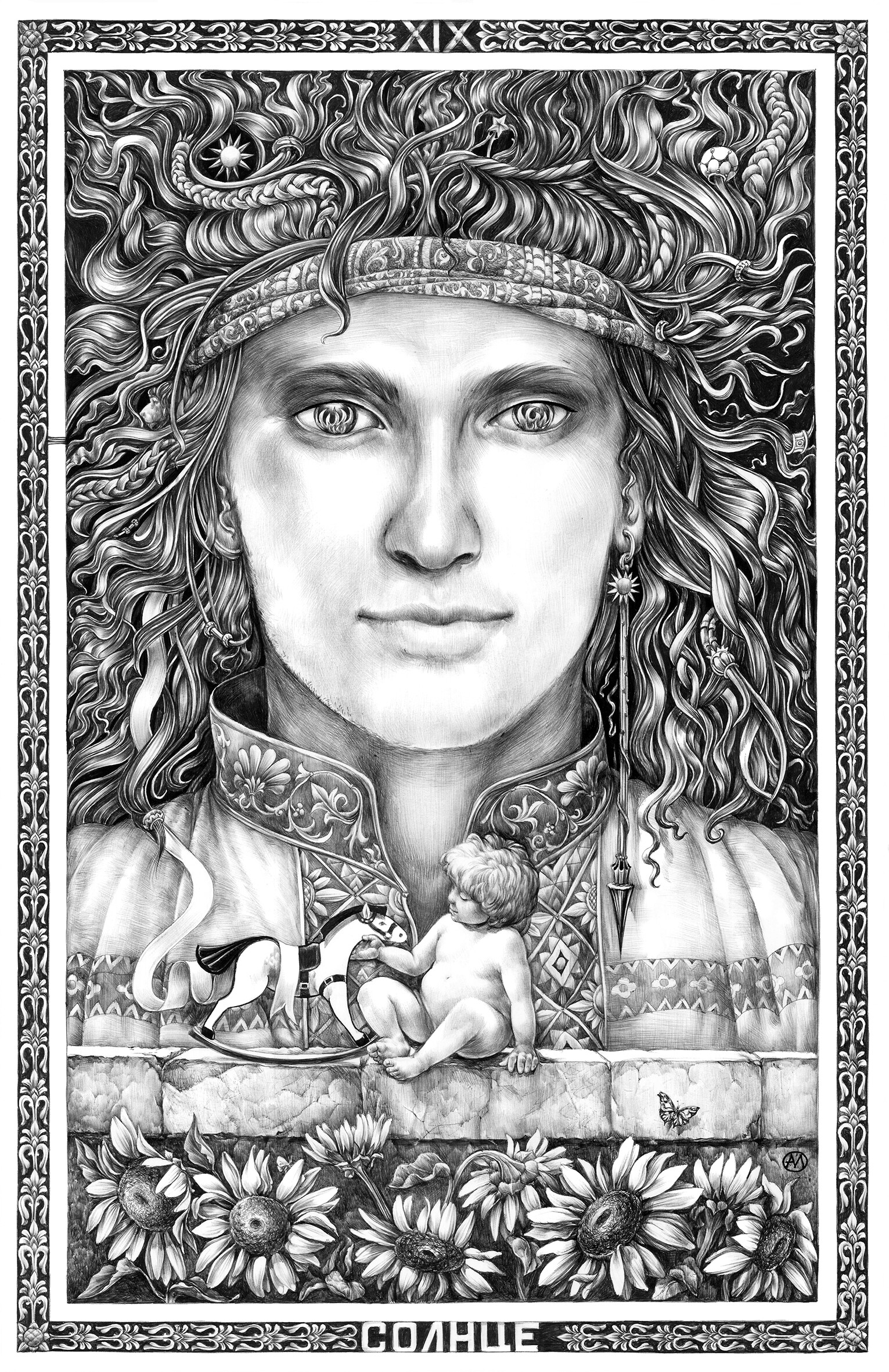 ArtStation - Russian Tarot: The Sun