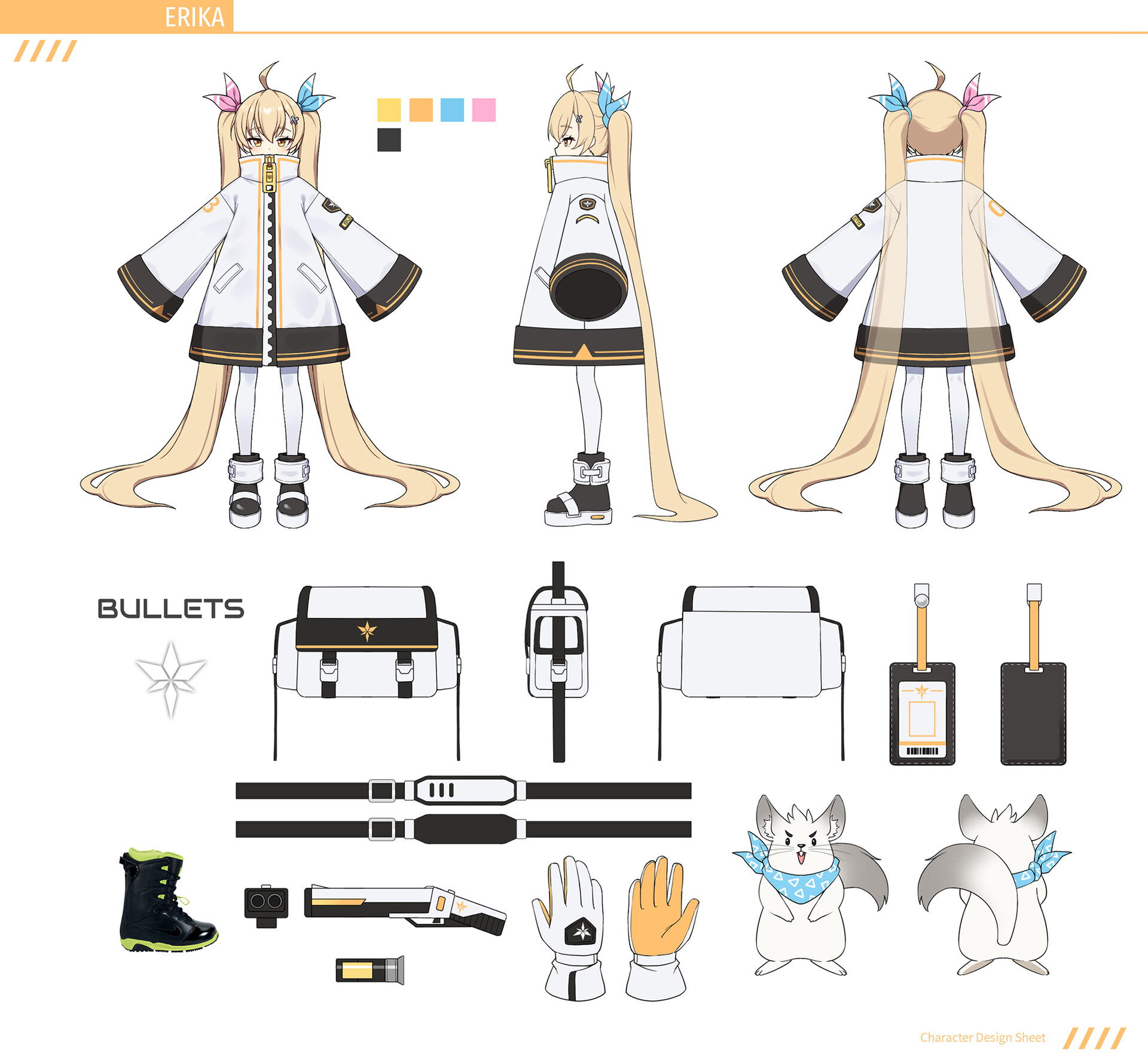 ArtStation - Original character Design sheet
