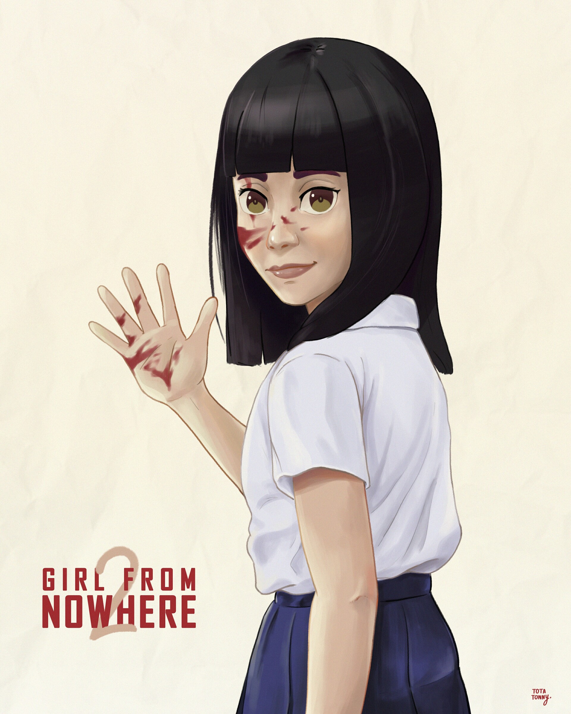 ArtStation - Fanart NANNO - GIRL FROM NOWHERE 2