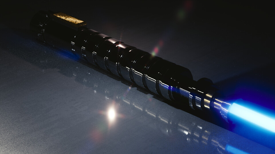 ArtStation - Basic Lightsaber