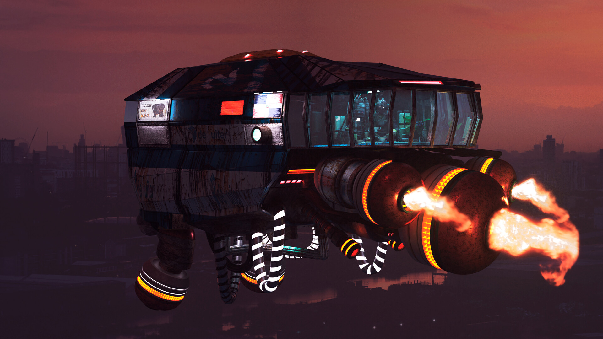 German Rudecindo - Anti Gravity ship! ( The last tree short film).