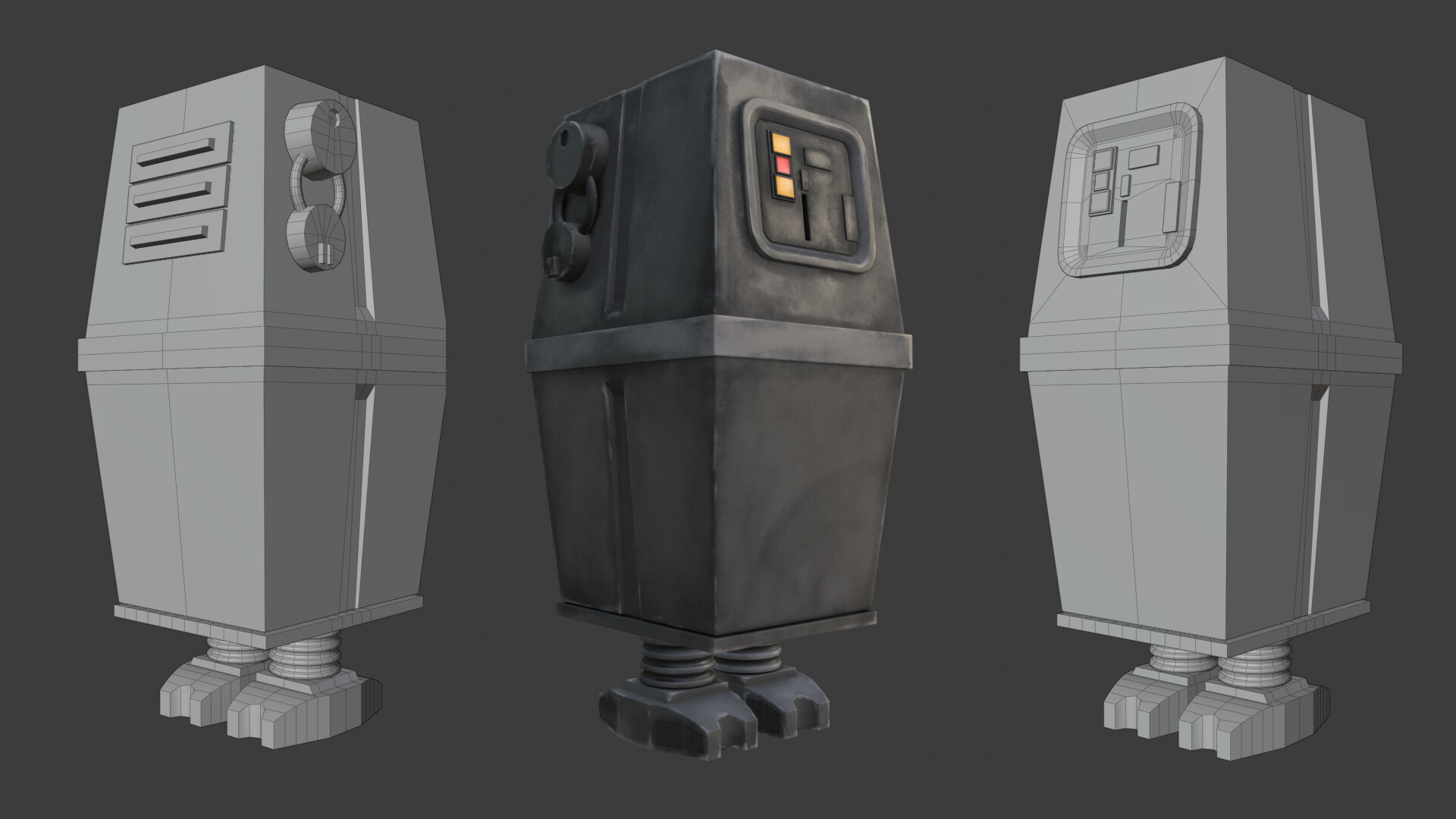 Steven Martin - SW: TCW Style - B2 Super Battle Droid and GONK Droid