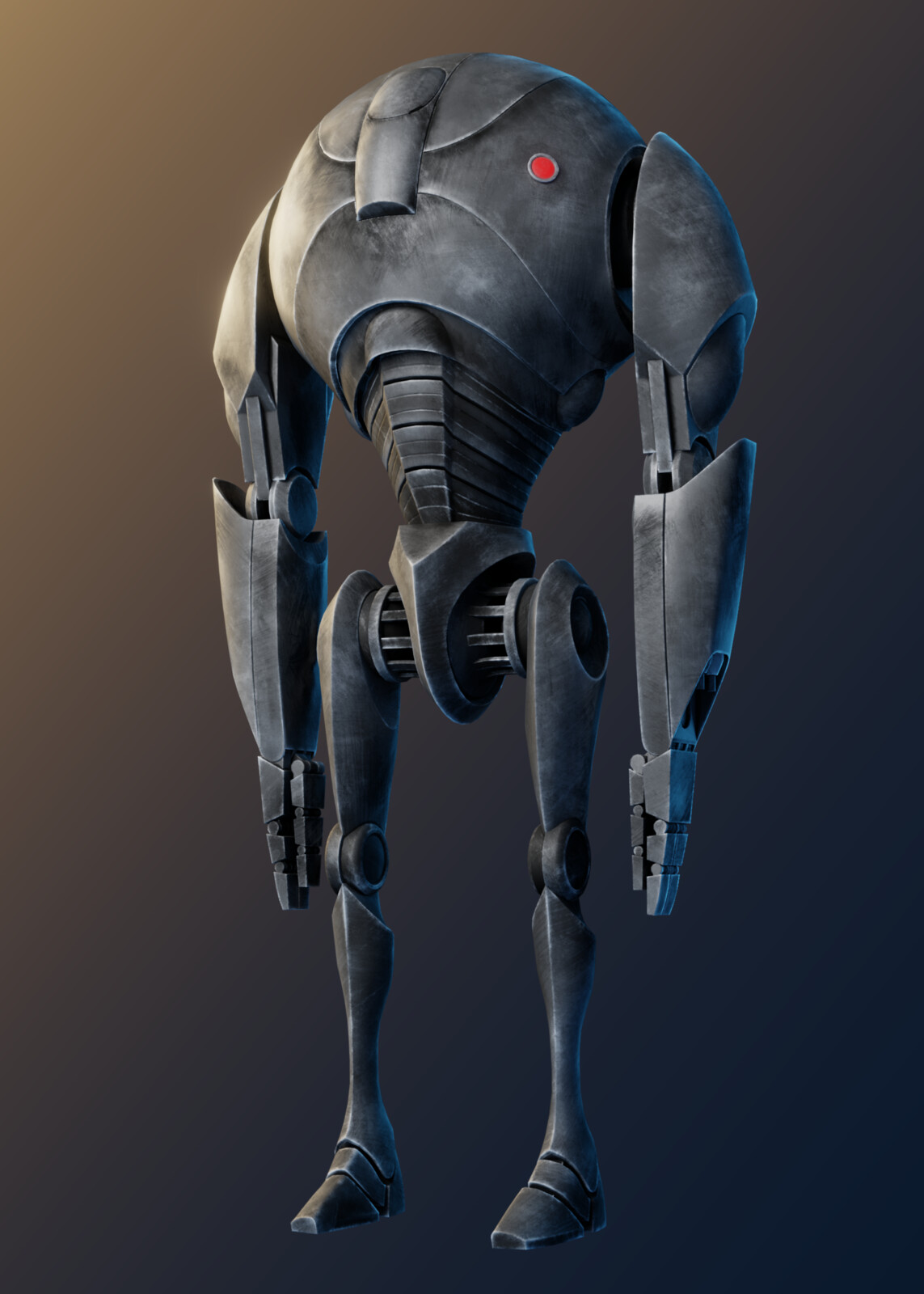 Steven Martin - SW: TCW Style - B2 Super Battle Droid and GONK Droid