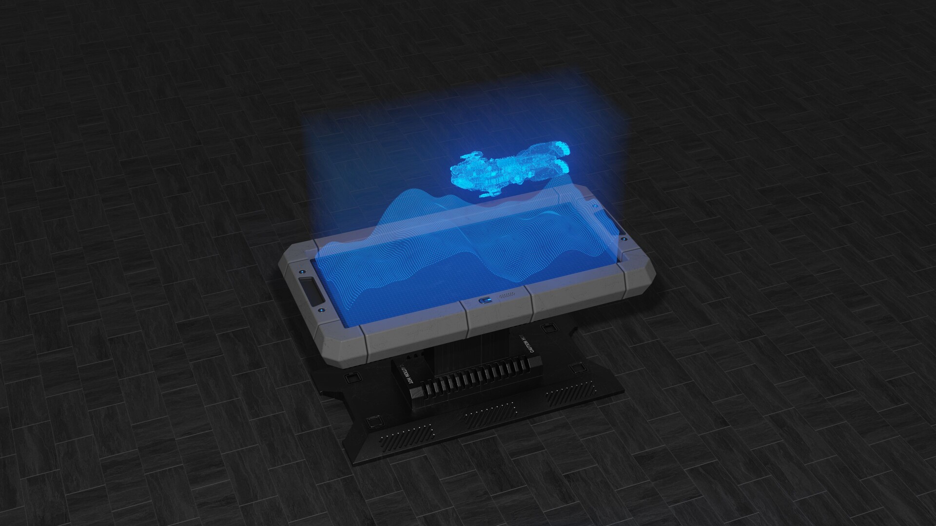ArtStation - SciFi Holo Table