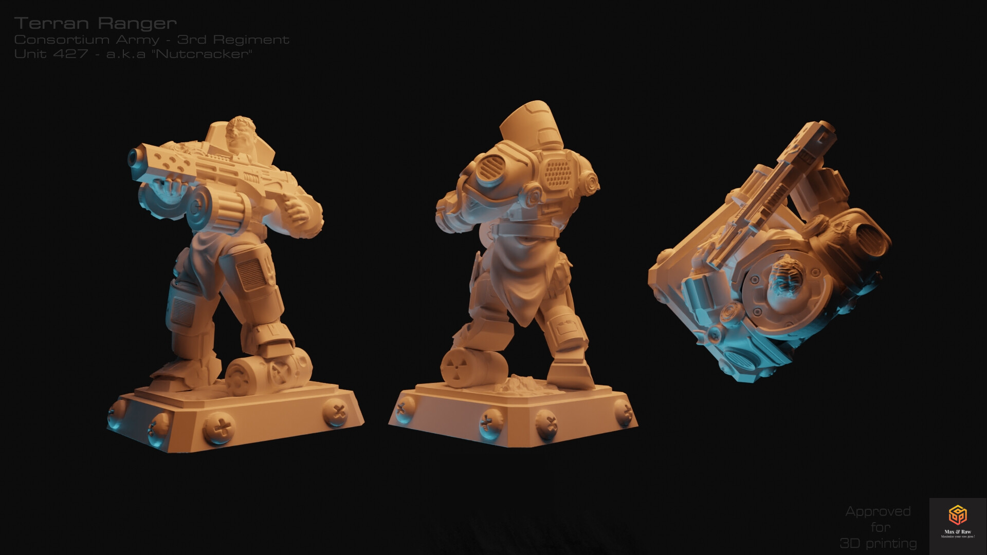 ArtStation - Terran Ranger - Consortium Army - Unit 427 a.k.a ...