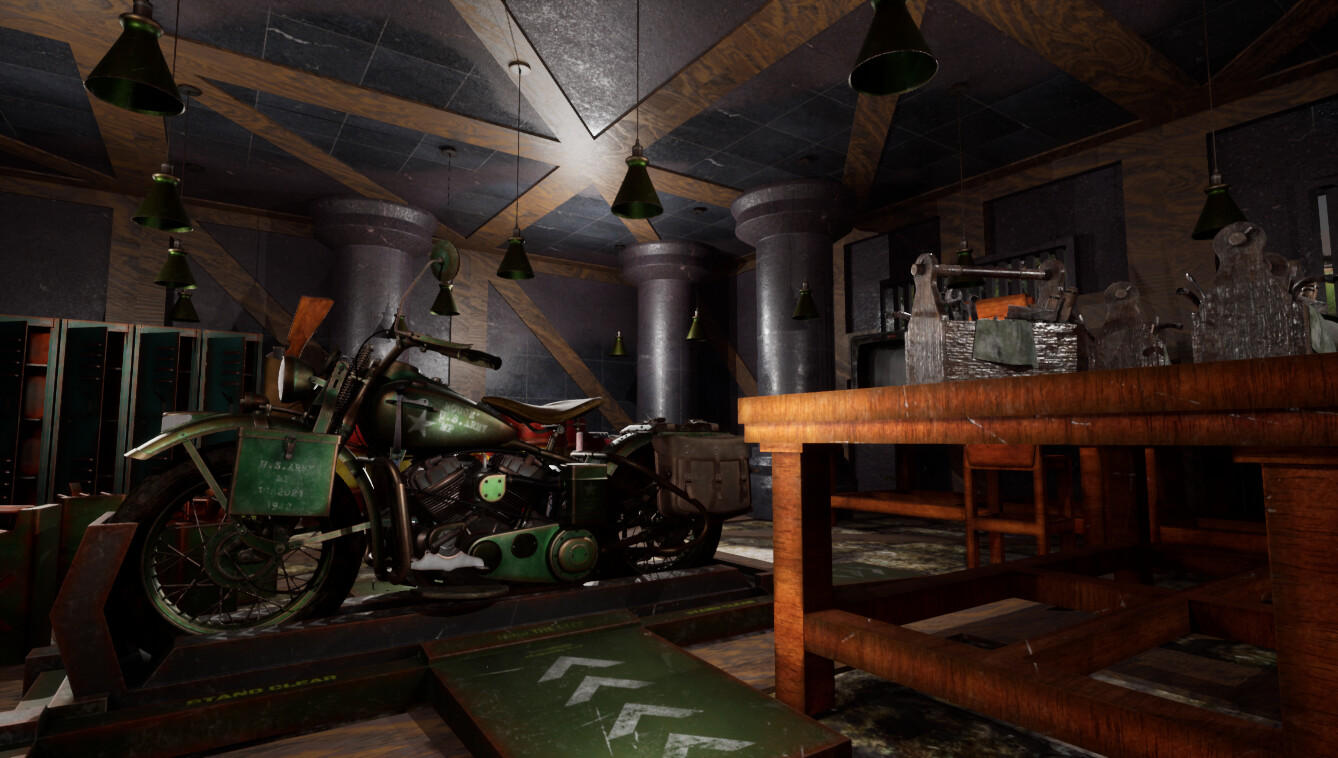 ArtStation - A Nice Hideout (WW2 Setting) in Unreal Engine 4.24.