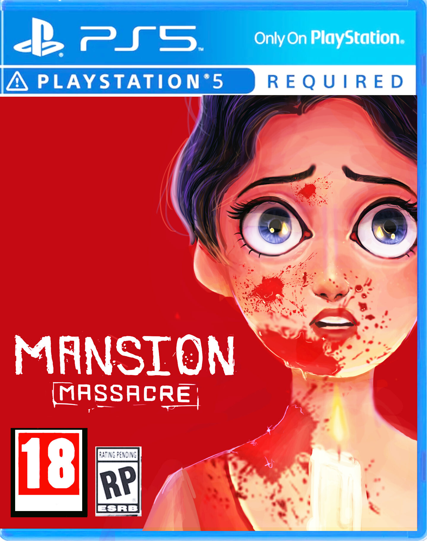 ArtStation - final cd cover cover art/ mansion massacre videogame