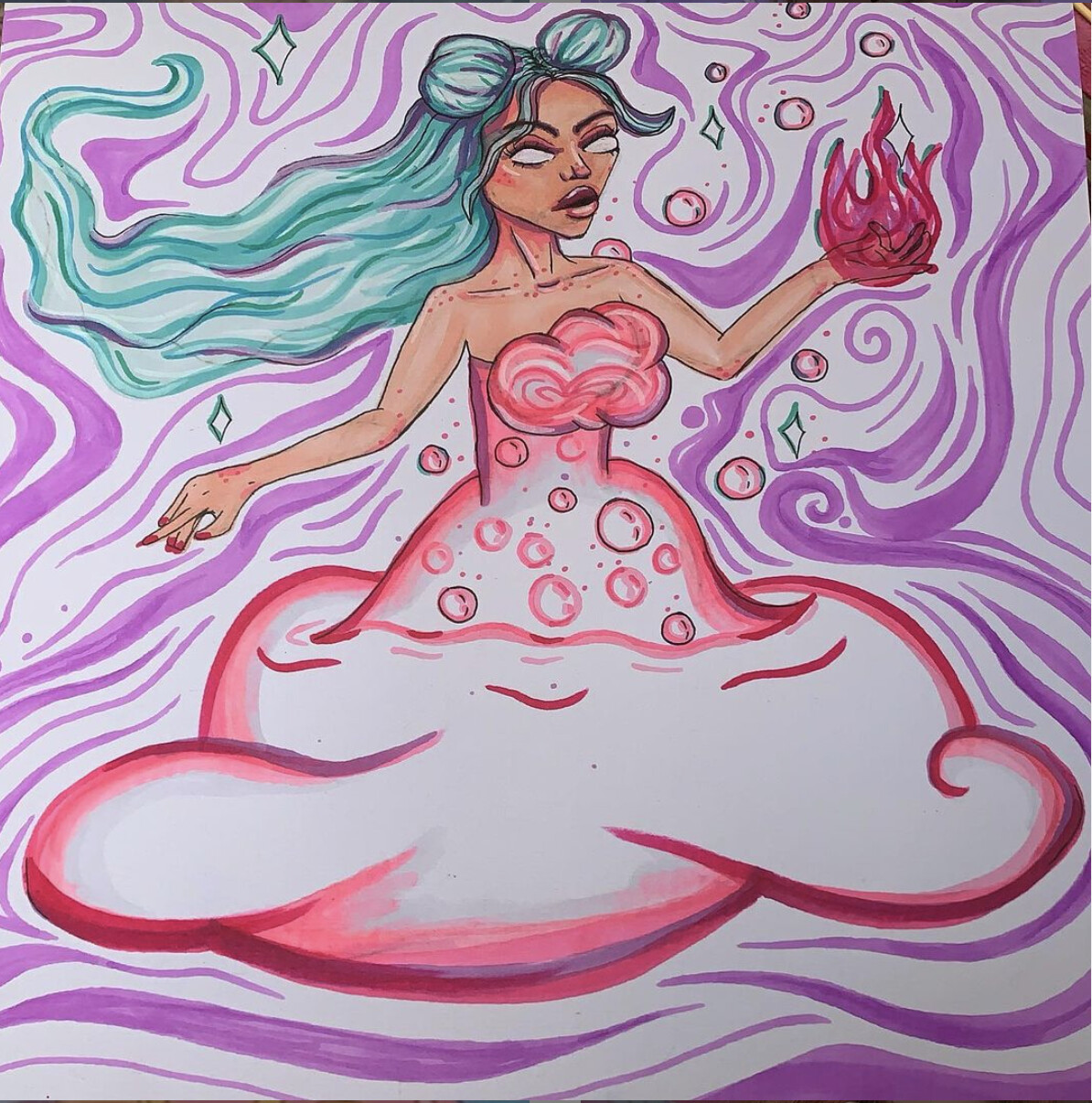 ArtStation - cloud goddess