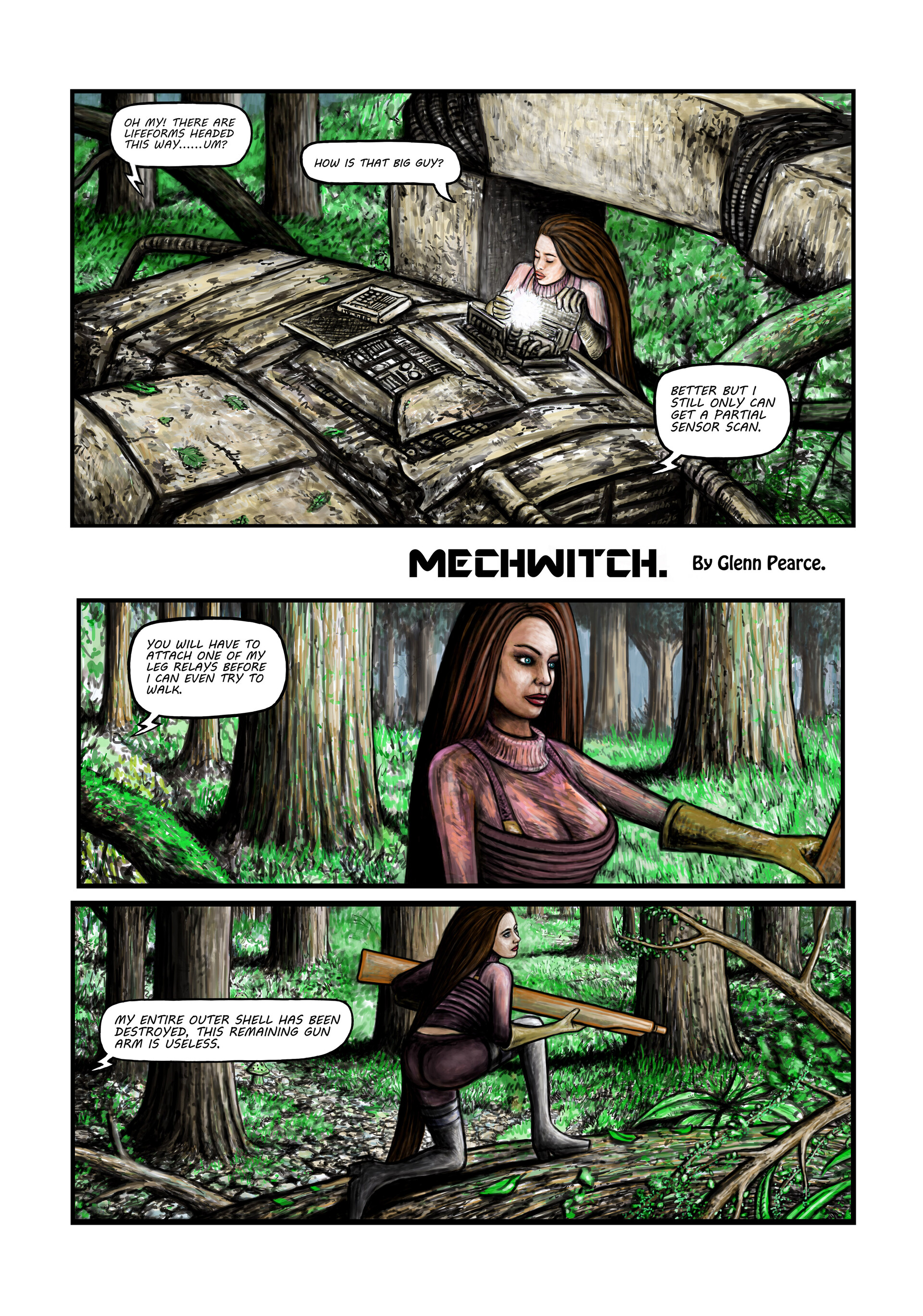 ArtStation - Comic Page one